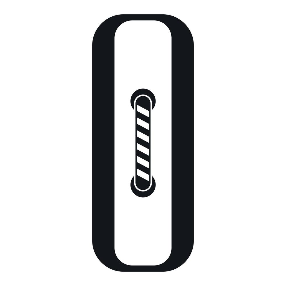 Sewn Rectangular Button Icon Simple Style 14984777 Vector Art At Vecteezy