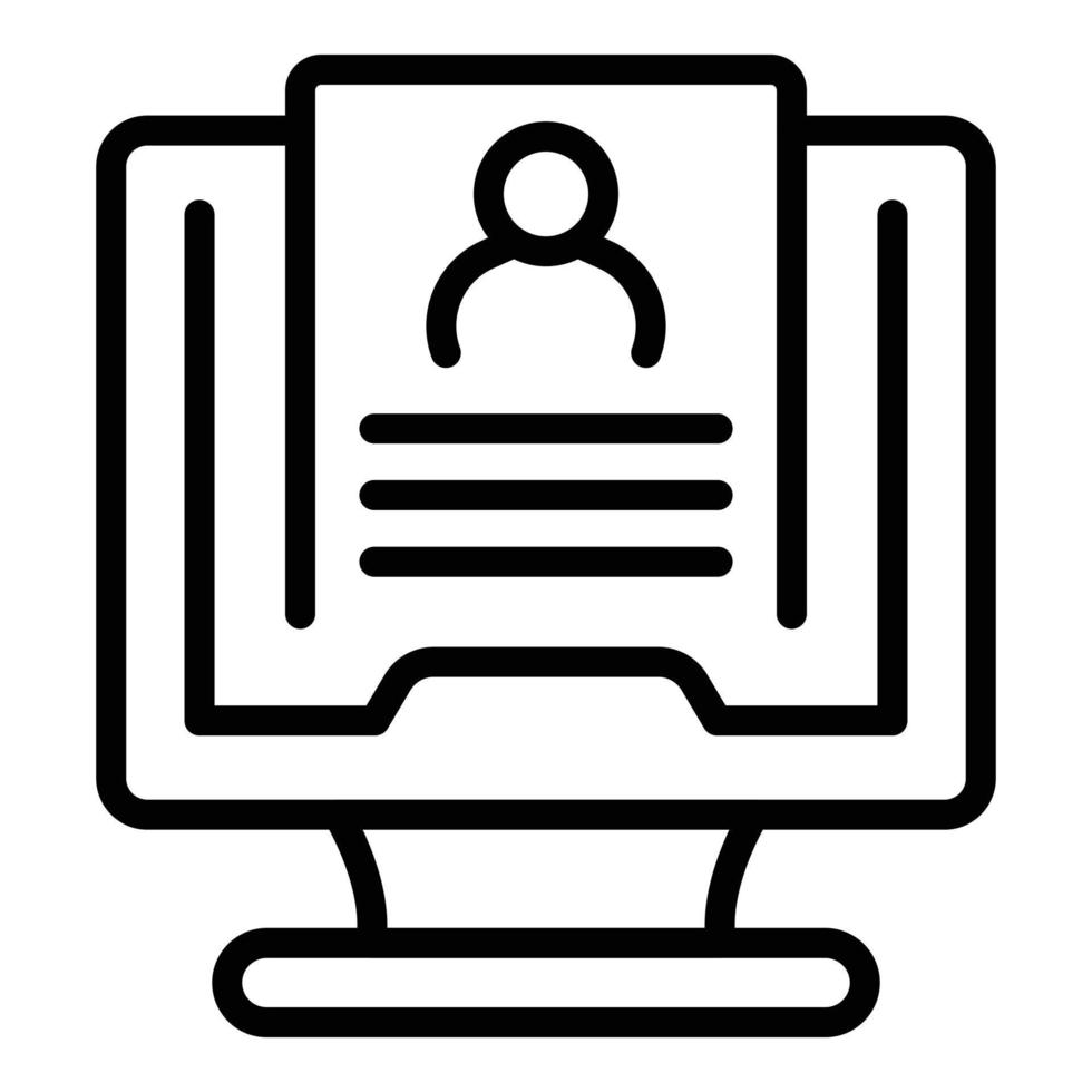 Display online review icon outline vector. Digital support 14984961 ... Display online review icon outline vector. Digital support 14984961 ...