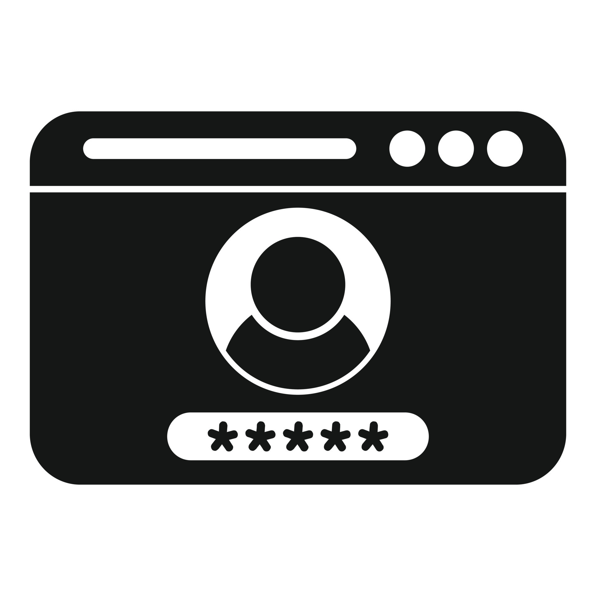 Page Log Password Icon Simple Vector Web Account 14985593 Vector Art At Vecteezy