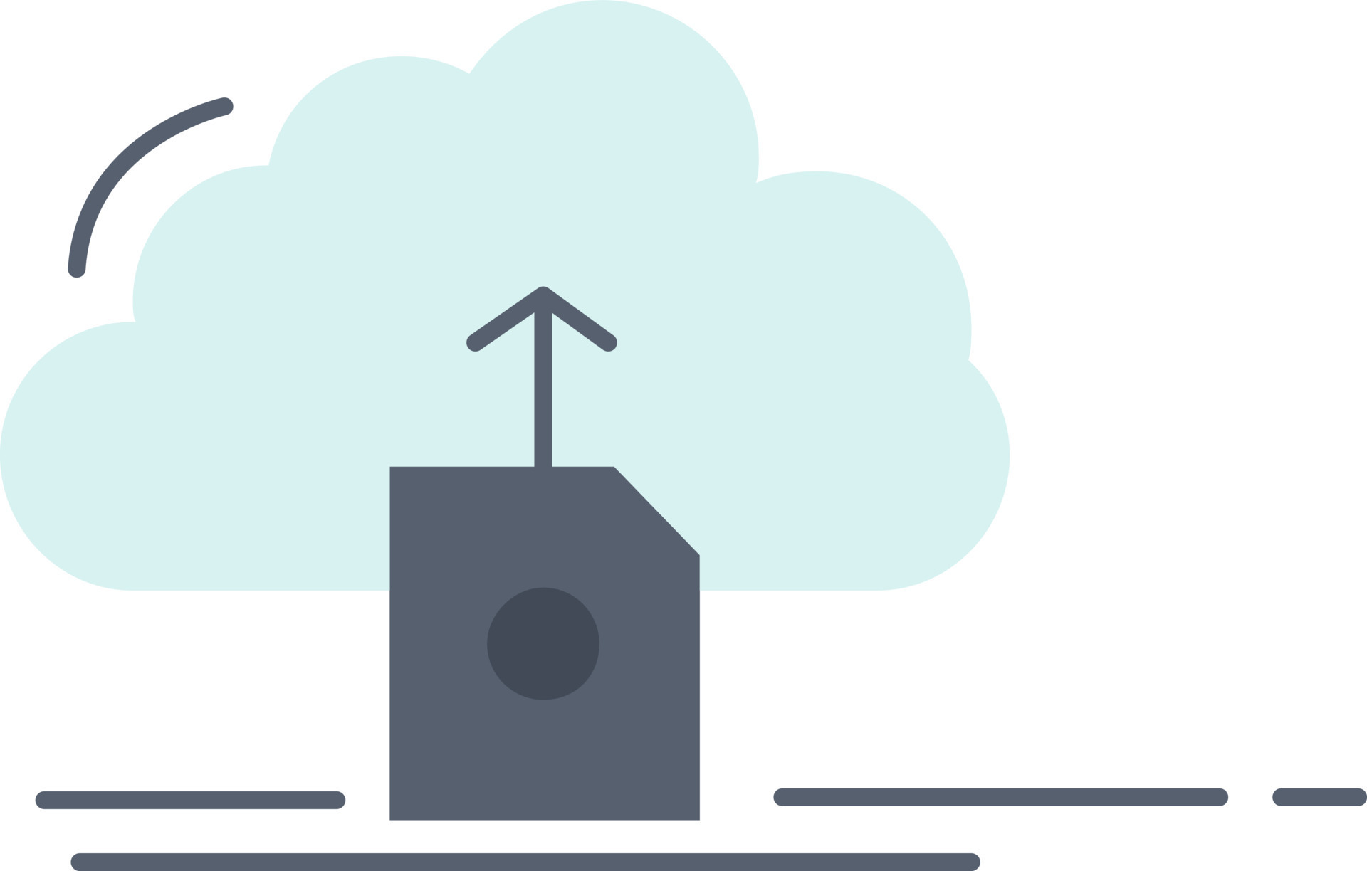 Cloud Upload Save Data Computing Flat Color Icon Vector 14986610 Vector Art At Vecteezy