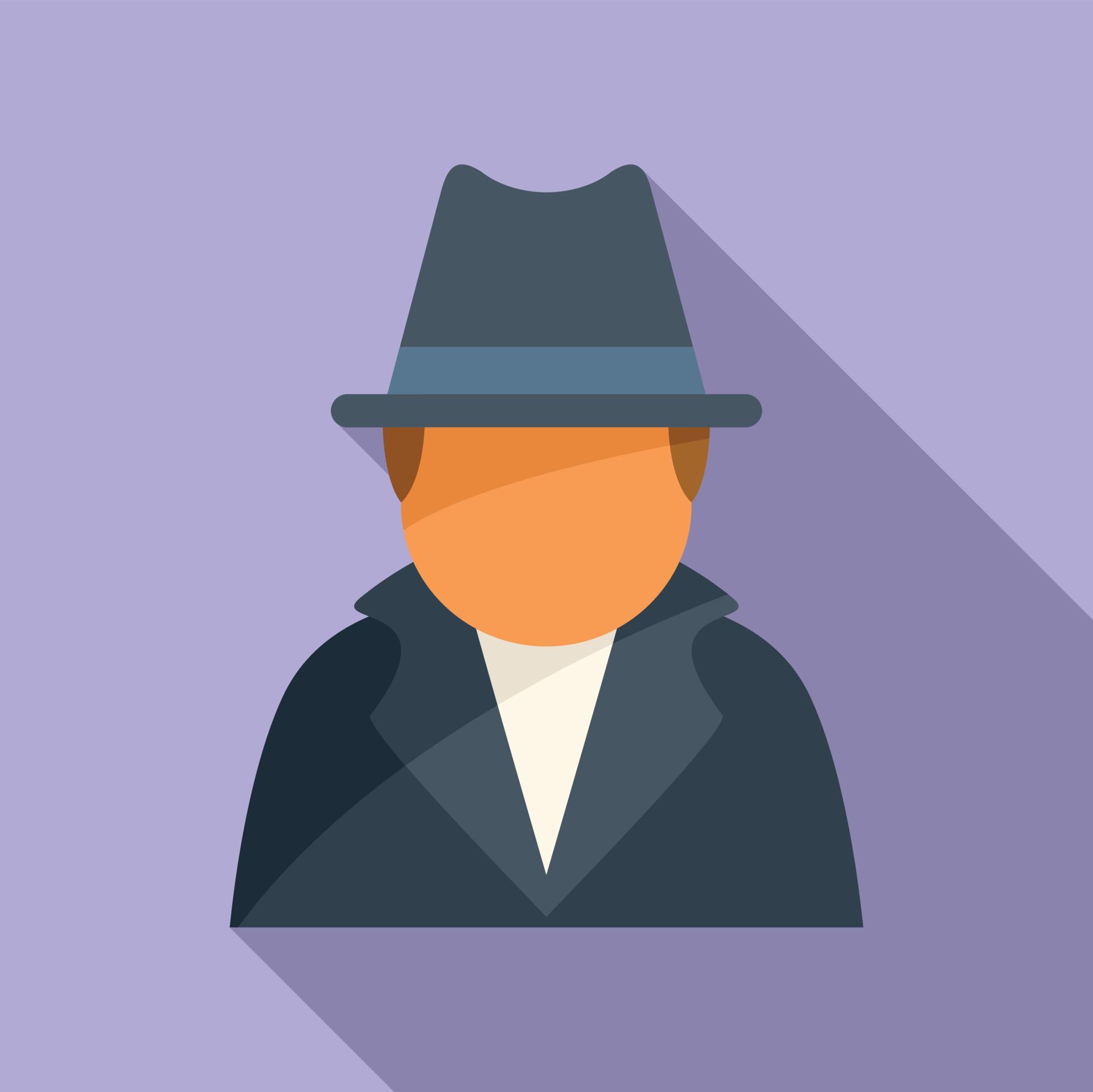 Security agent icon flat vector. Secret service 14987074 Vector Art at ... Security agent icon flat vector. Secret service 14987074 Vector Art at ...