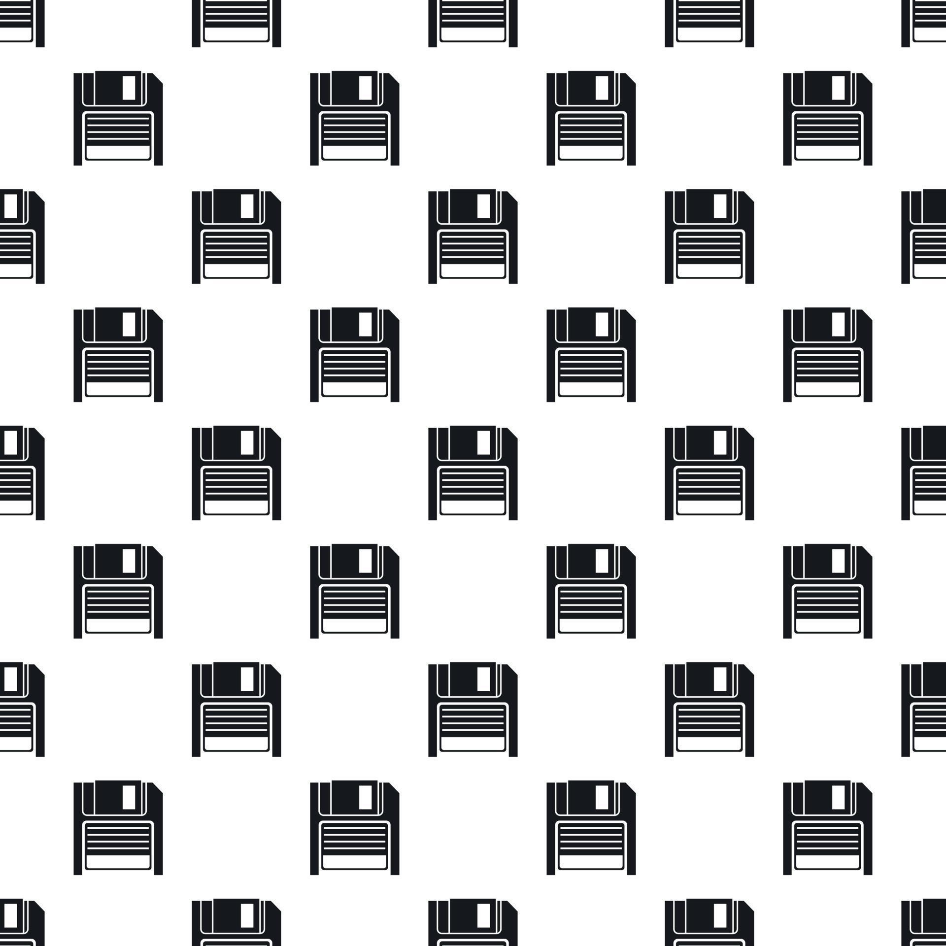 Diskette pattern, simple style 14987268 Vector Art at Vecteezy