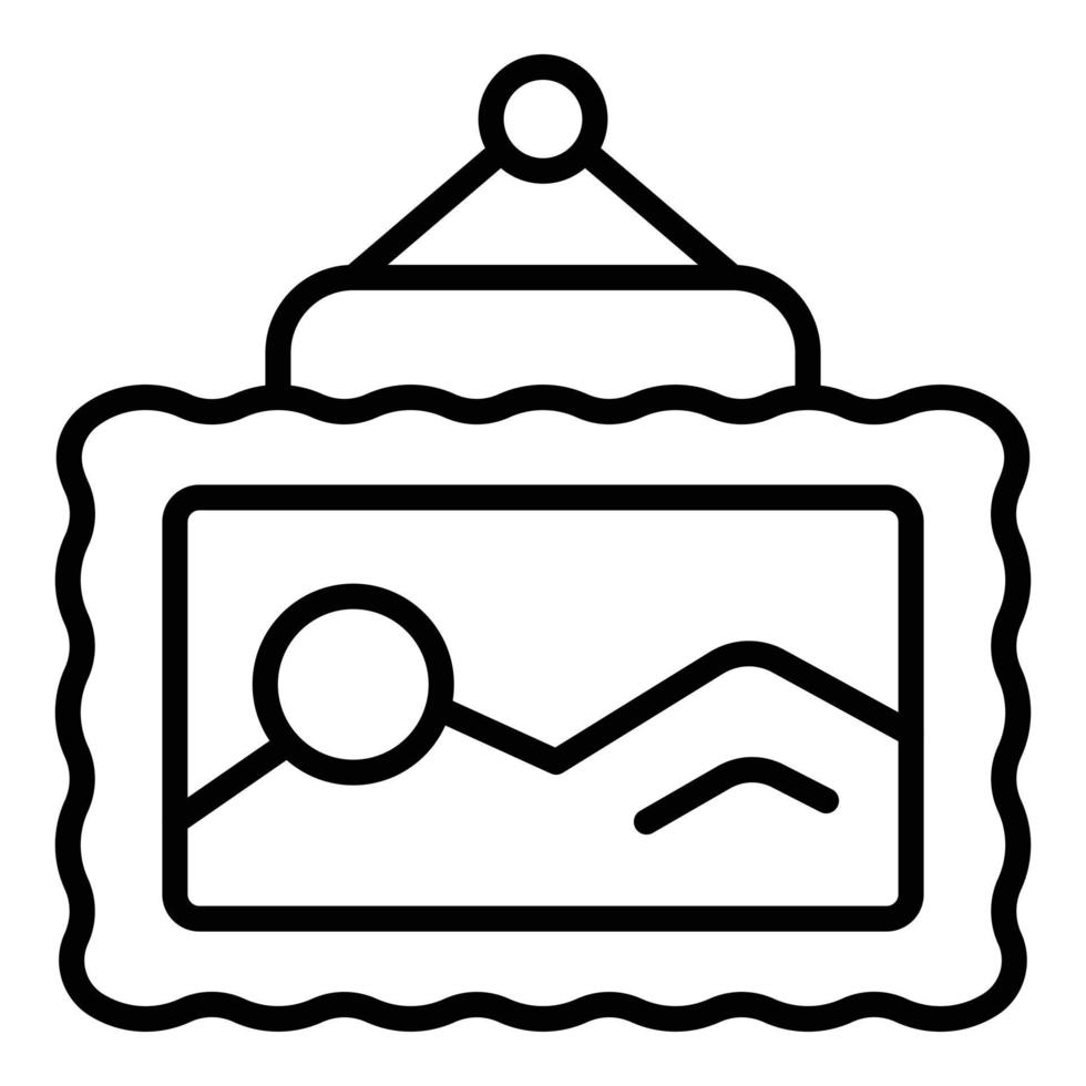 Image Wall Art Icon Outline Vector Artist Class 14987396 Vector Art At Vecteezy