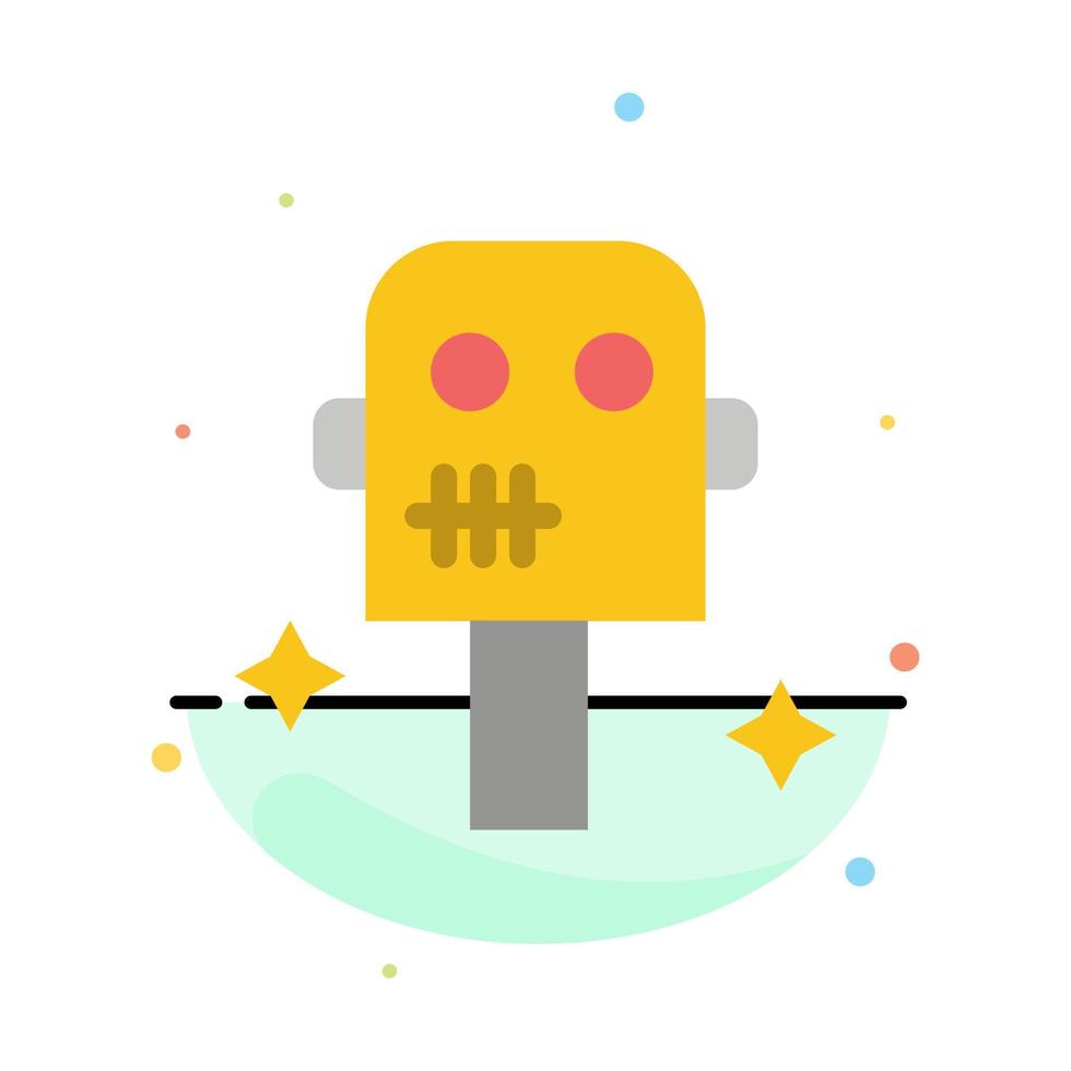 Space Suit Robot Abstract Flat Color Icon Template 14988061 Vector Art At Vecteezy