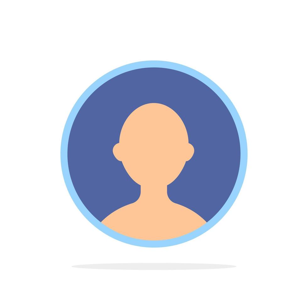 Avatar User Profile Abstract Circle Background Flat Color Icon 14988102 Vector Art At Vecteezy