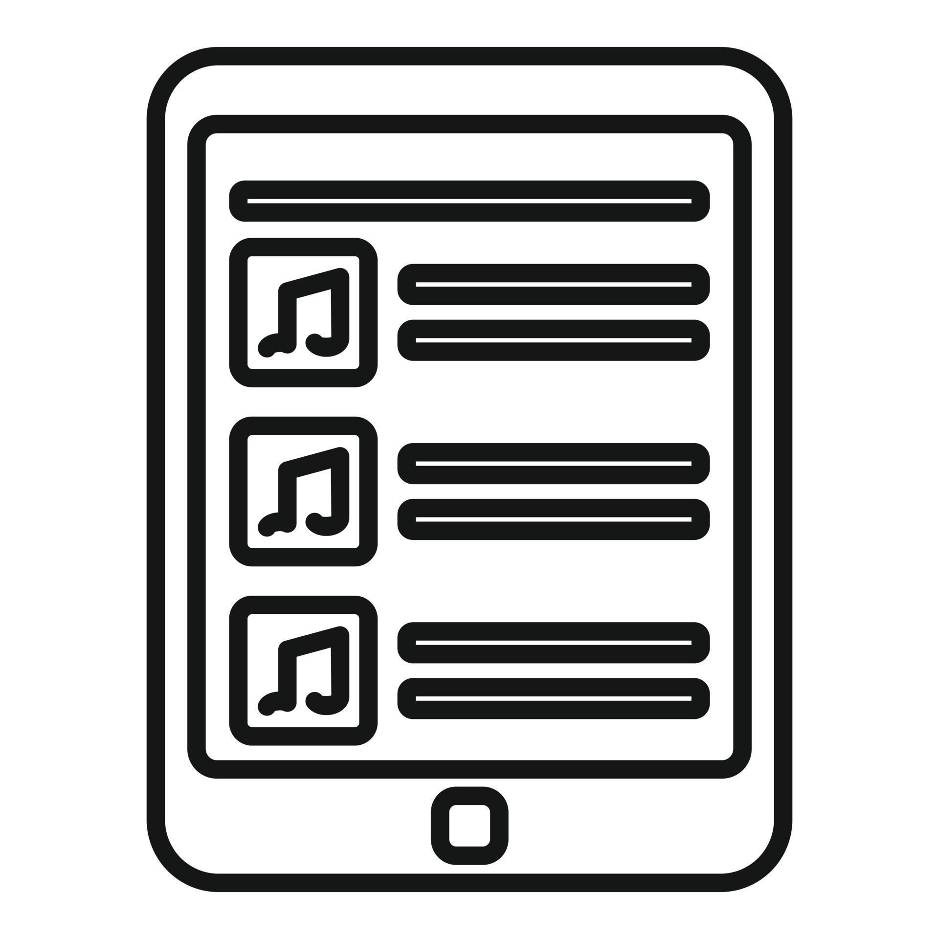 Tablet playlist icon outline vector. Song list app 14988625 Vector Art ... Tablet playlist icon outline vector. Song list app 14988625 Vector Art ...