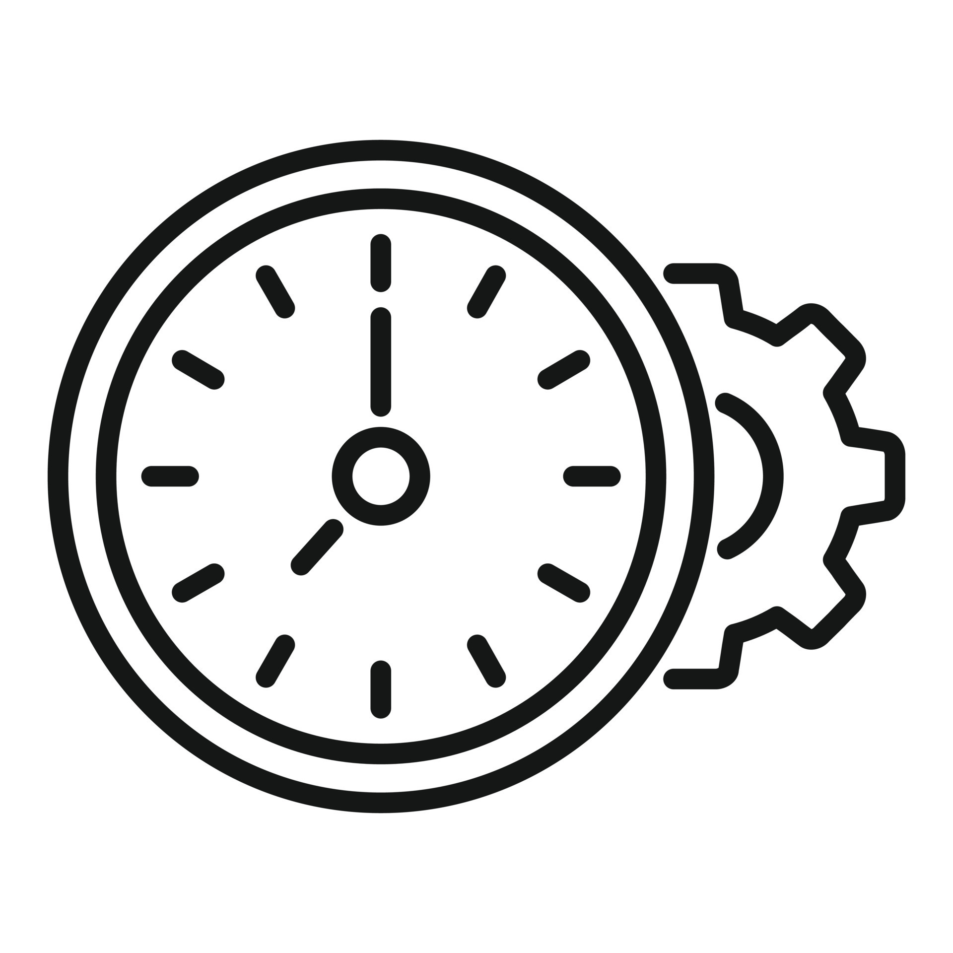 Clock Gear Time Icon Outline Vector Work Control 14988801 Vector Art At Vecteezy