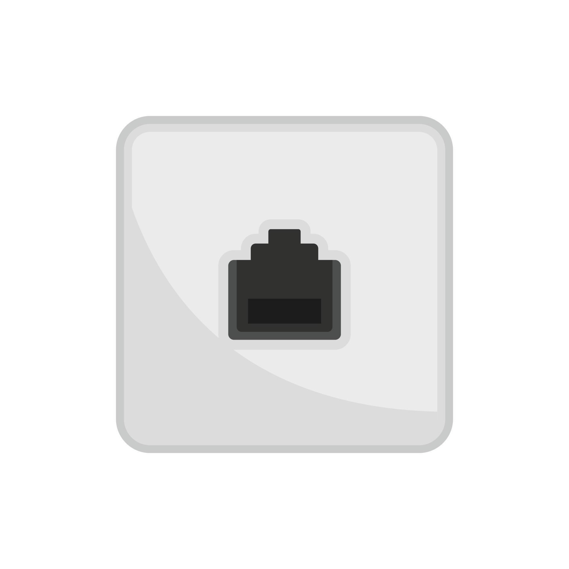 Lan port wall socket icon flat isolated vector 14989404 Vector Art at ...