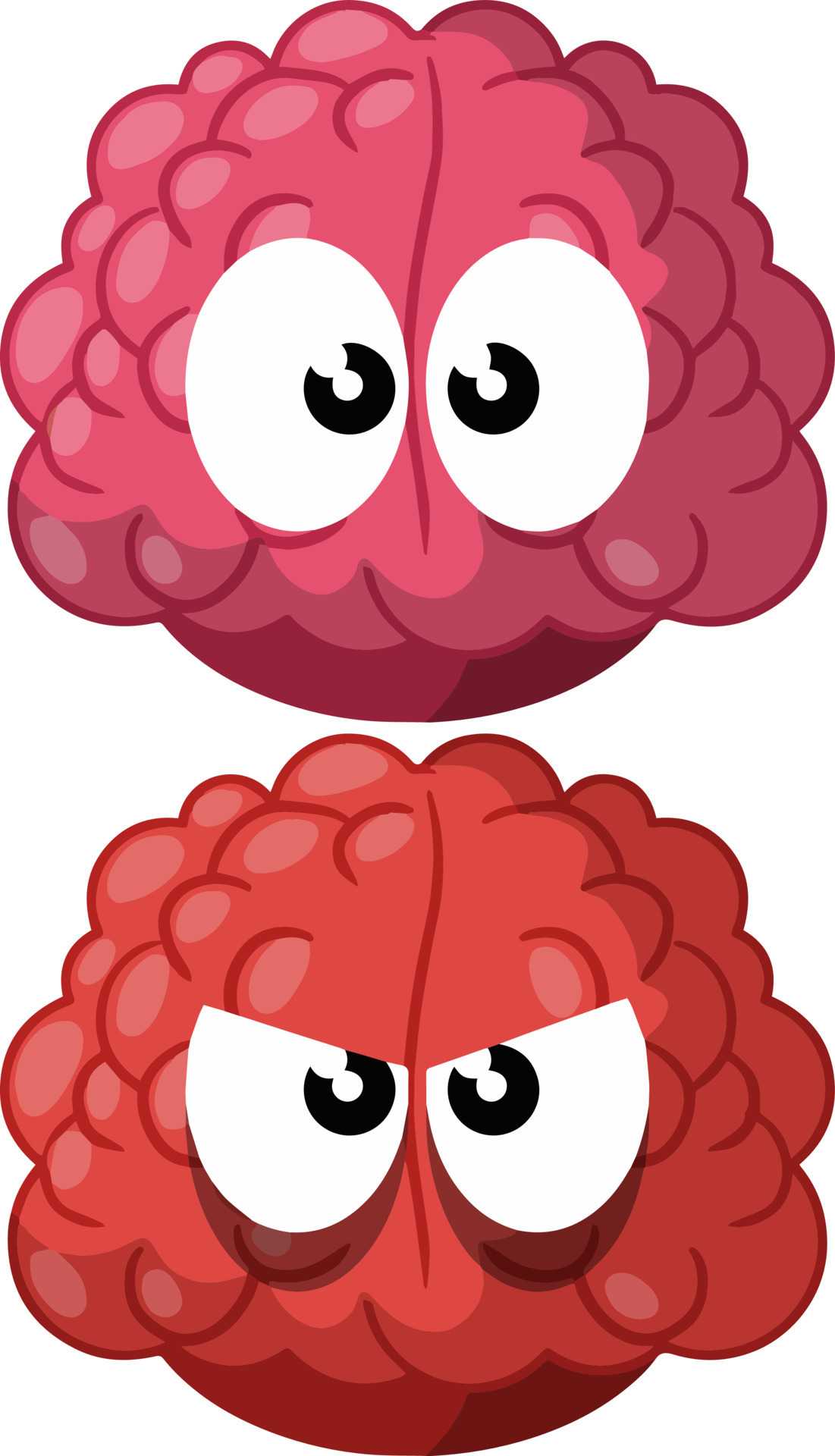 Premium Vector Brain Cartoon Funny Brain