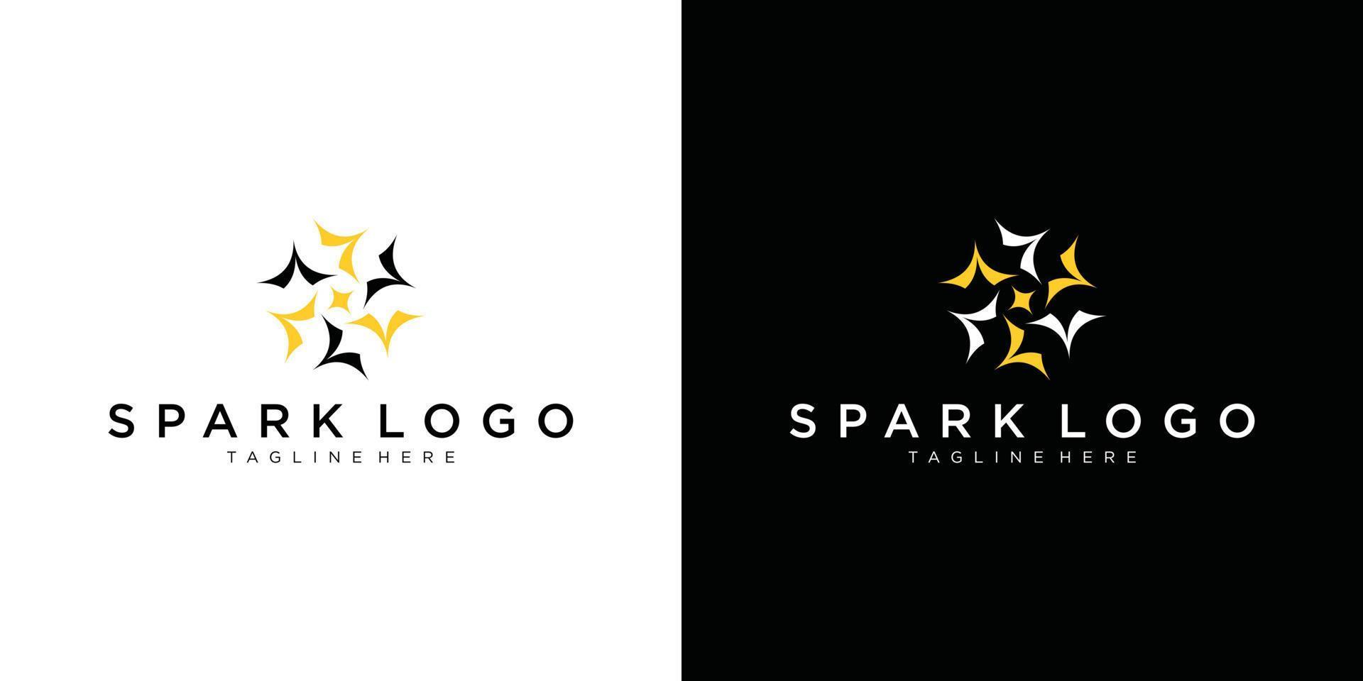 spark logo graphic vector icon 14998065 Vector Art at Vecteezy