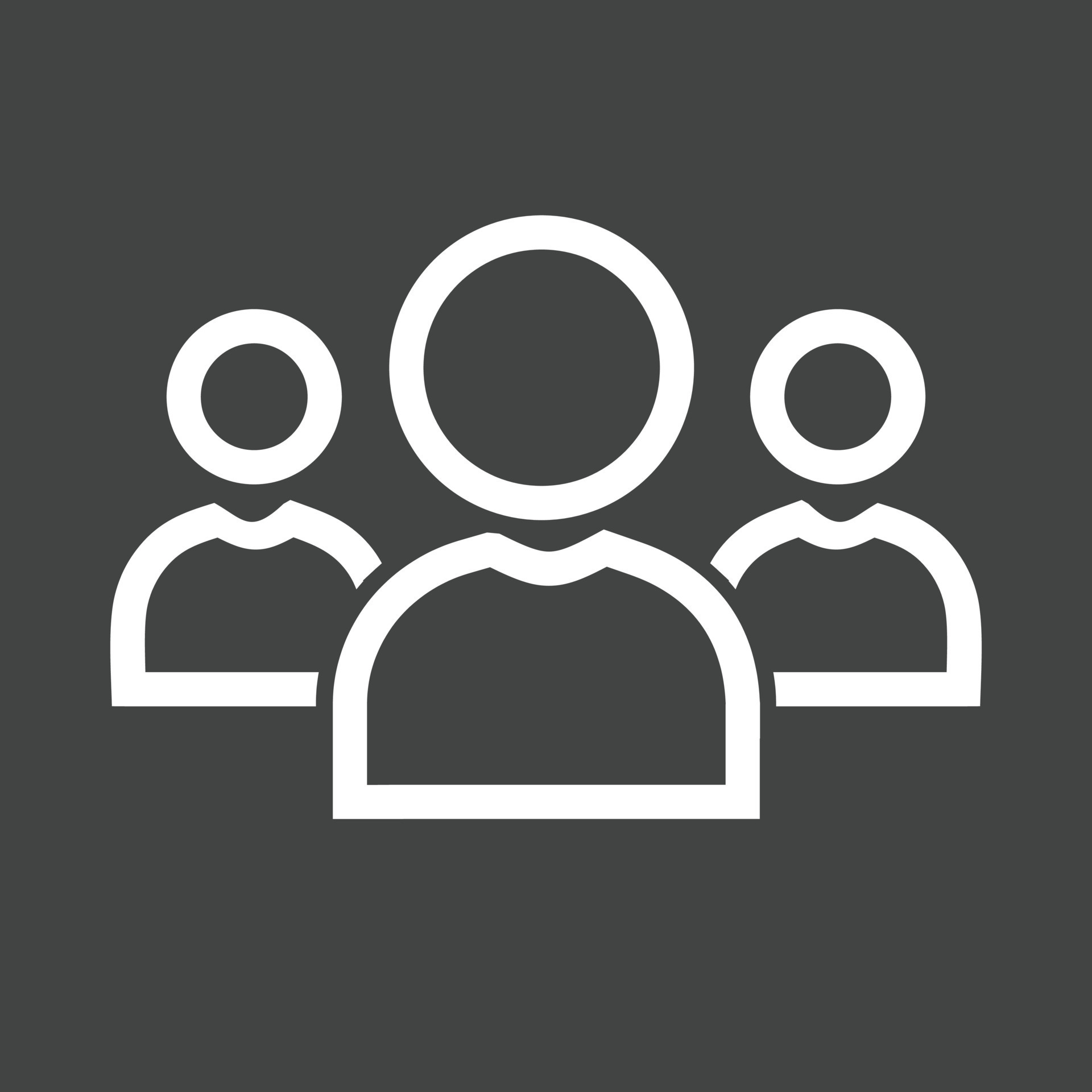 Communities Line Inverted Icon 14999149 Vector Art at Vecteezy