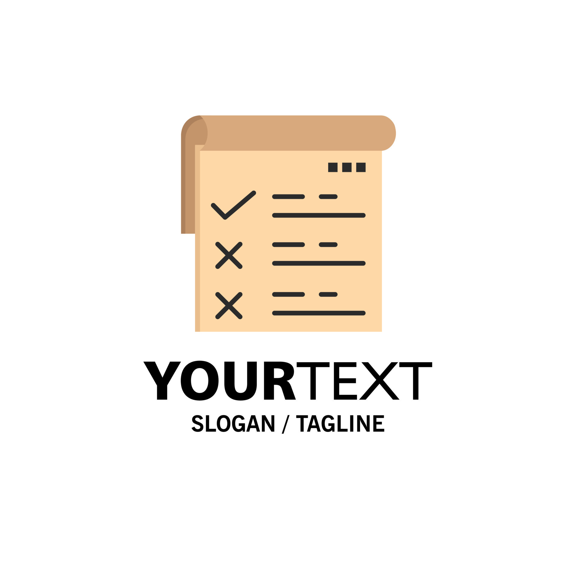 Checklist Testing Report Qa Business Logo Template Flat Color 14999731 Vector Art At Vecteezy