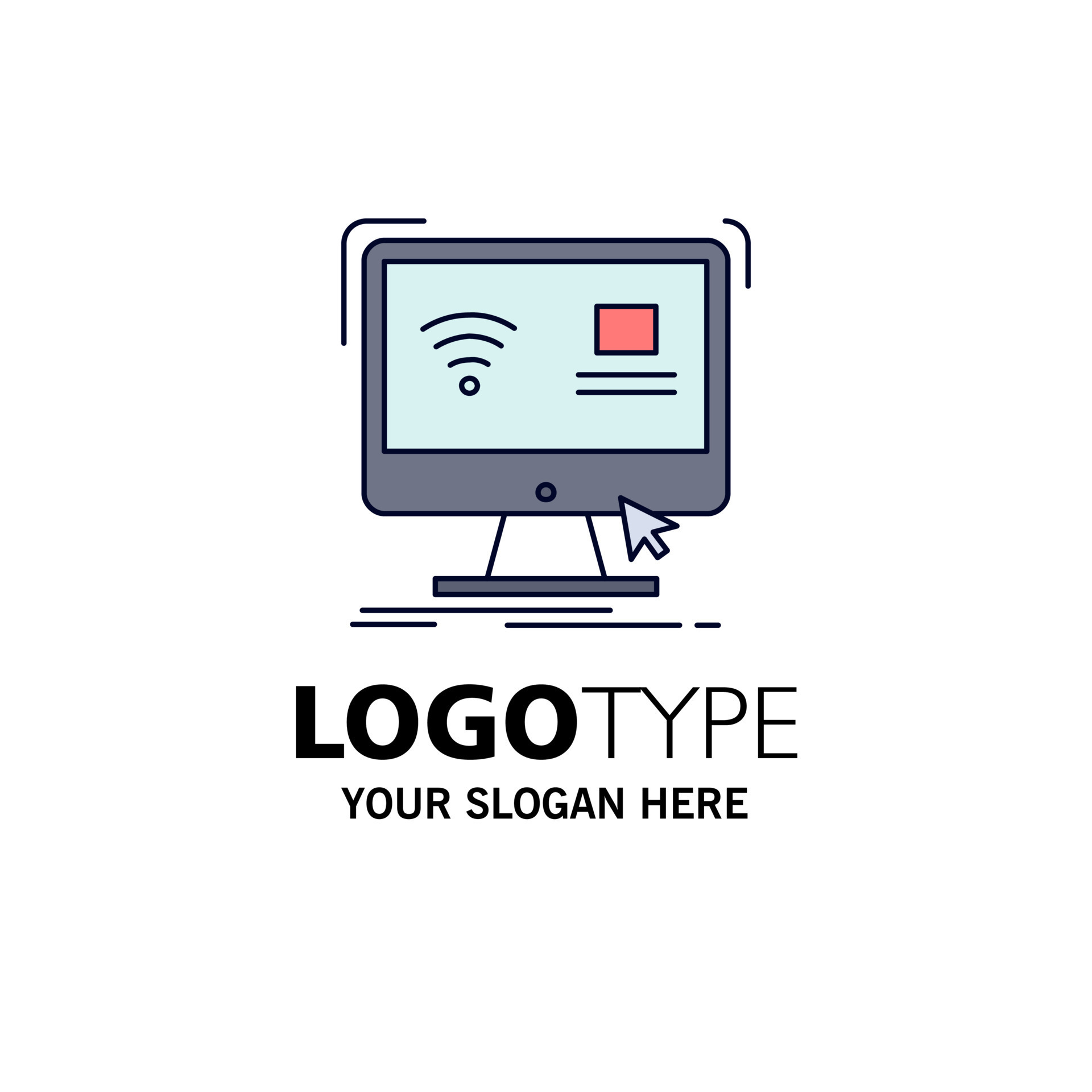 Control Computer Monitor Remote Smart Flat Color Icon Vector 15002750 Vector Art At Vecteezy