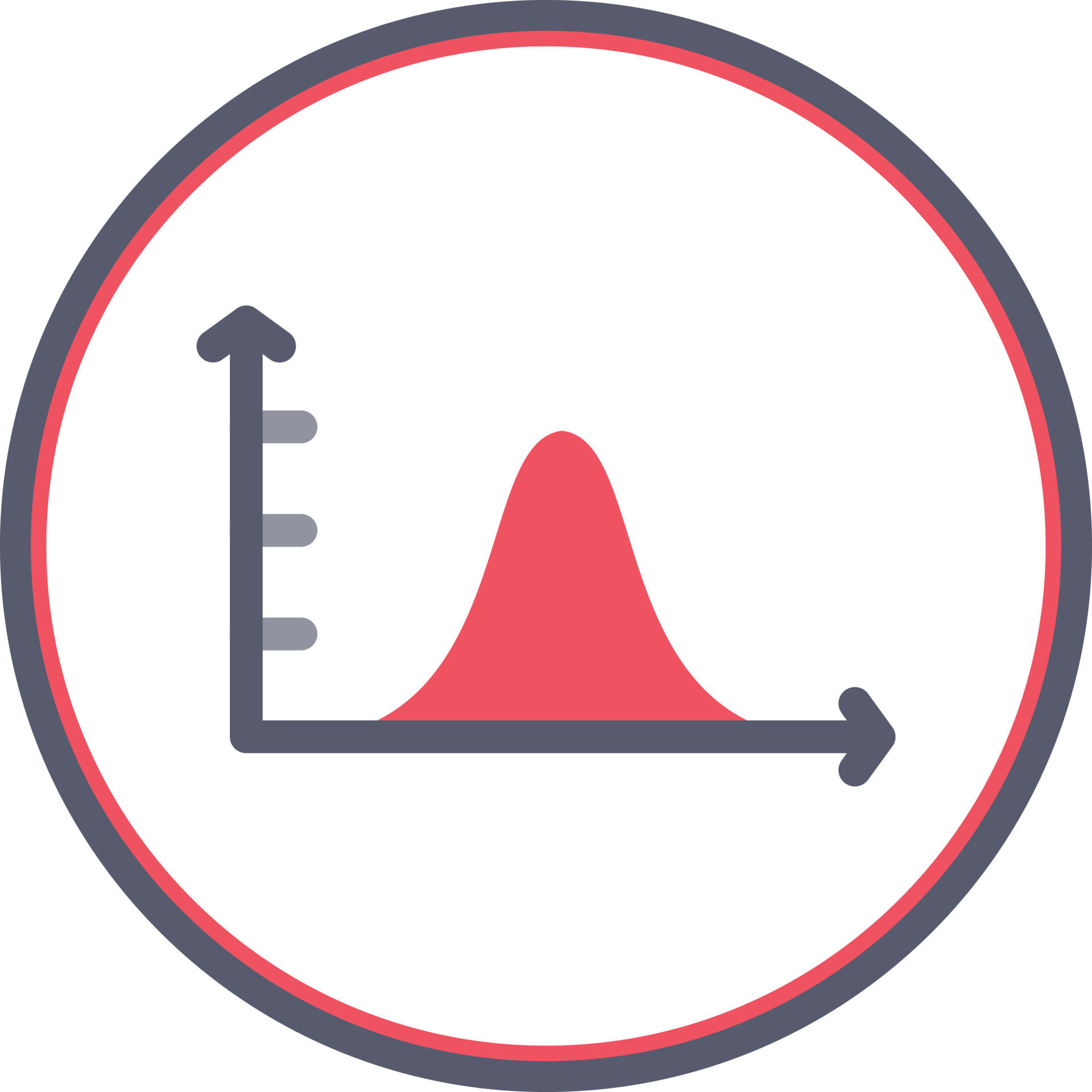 Bell Curve on Graph Vector Icon Design 15003082 Vector Art at Vecteezy