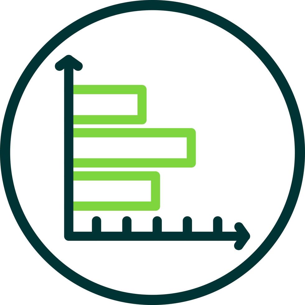 Horizontal Bar Chart Vector Icon Design 15003251 Vector Art at Vecteezy