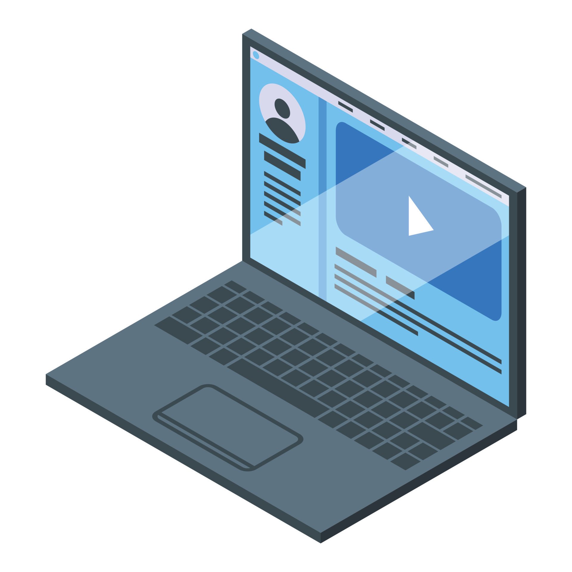 Online video course icon isometric vector. Free learn 15003442 Vector ...