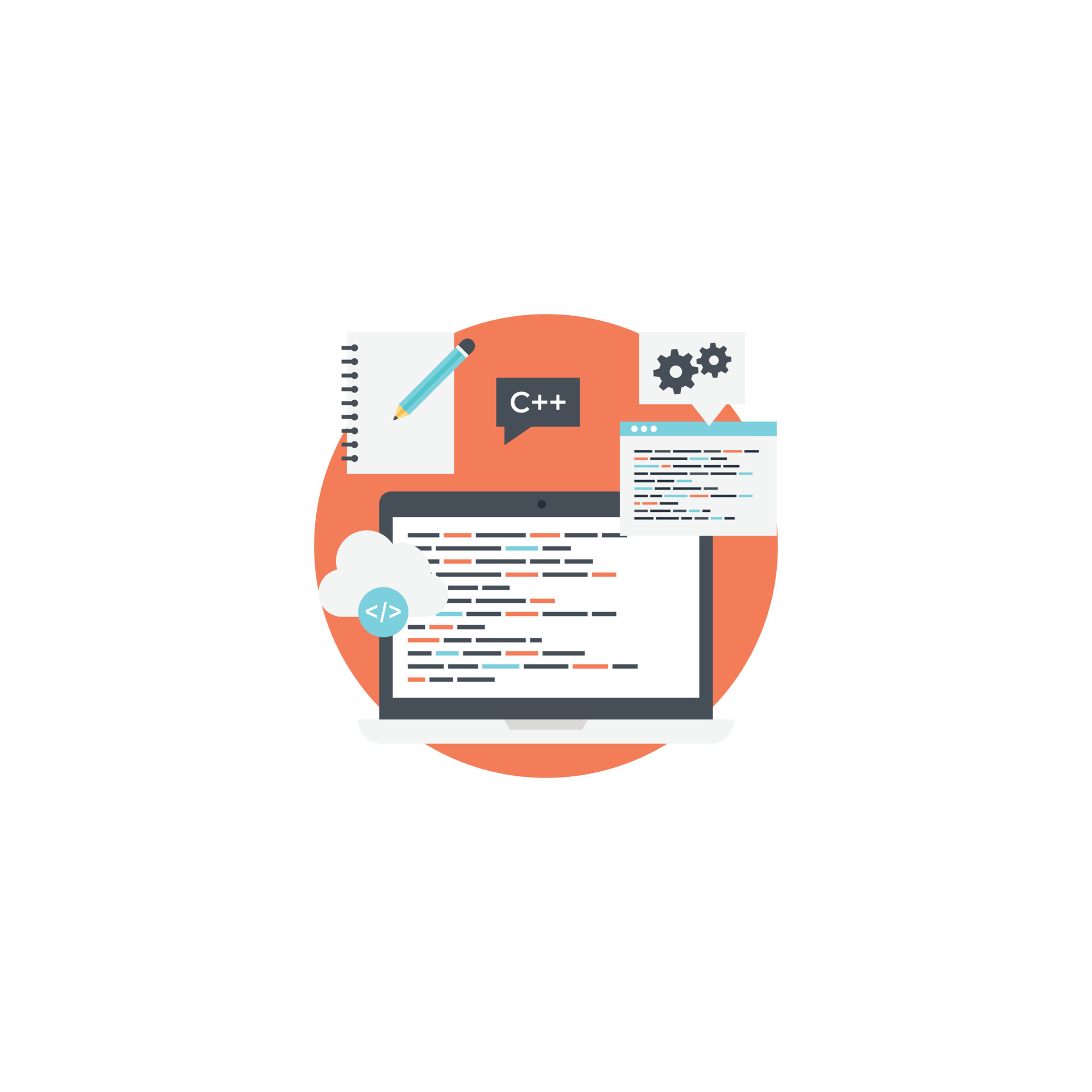 Trendy Programming Concepts 15005276 Vector Art at Vecteezy