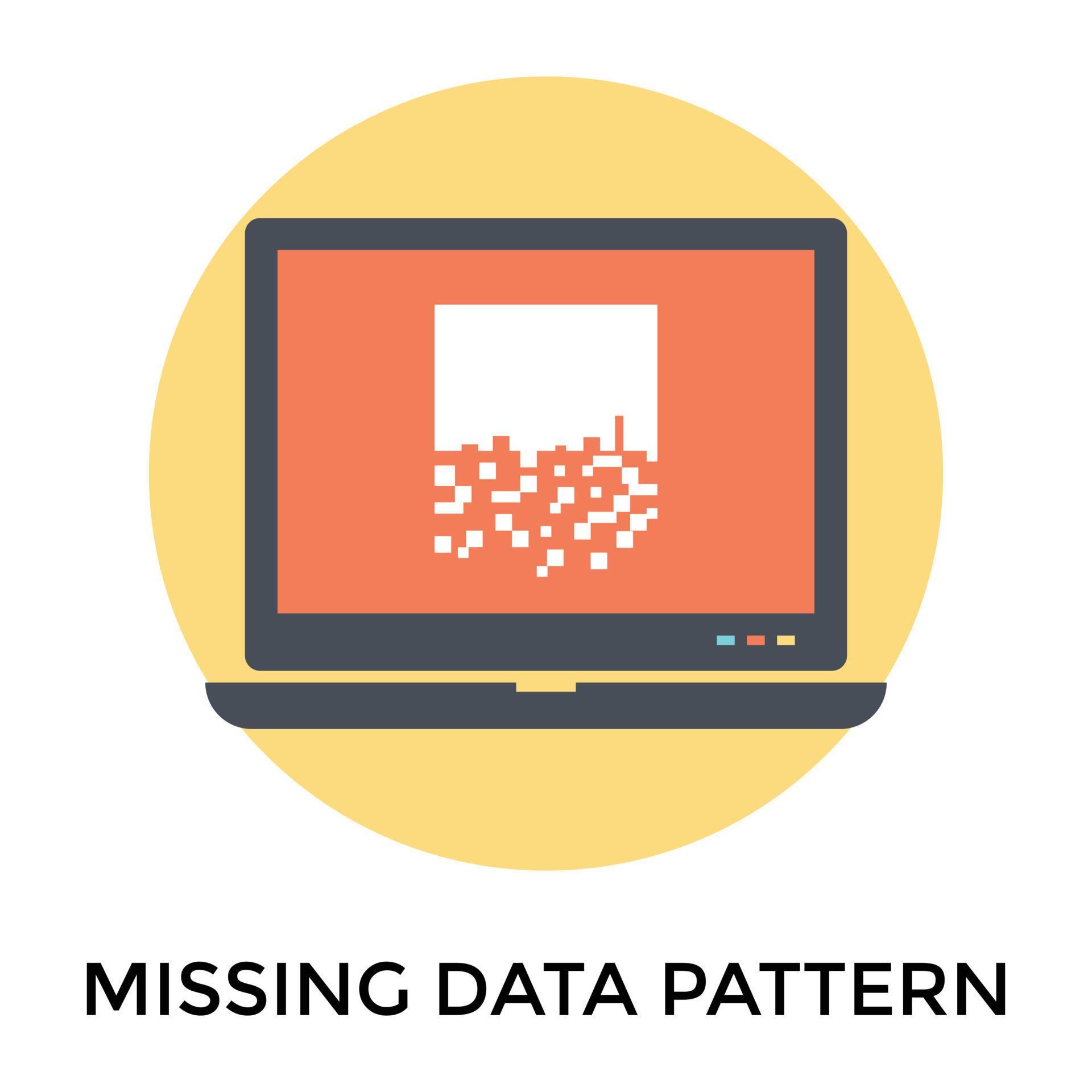 Missing Data Pattern 15005716 Vector Art at Vecteezy