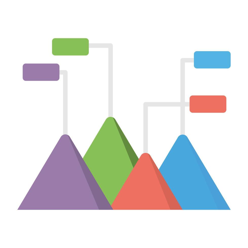 Trendy Pyramid Chart 15006055 Vector Art at Vecteezy