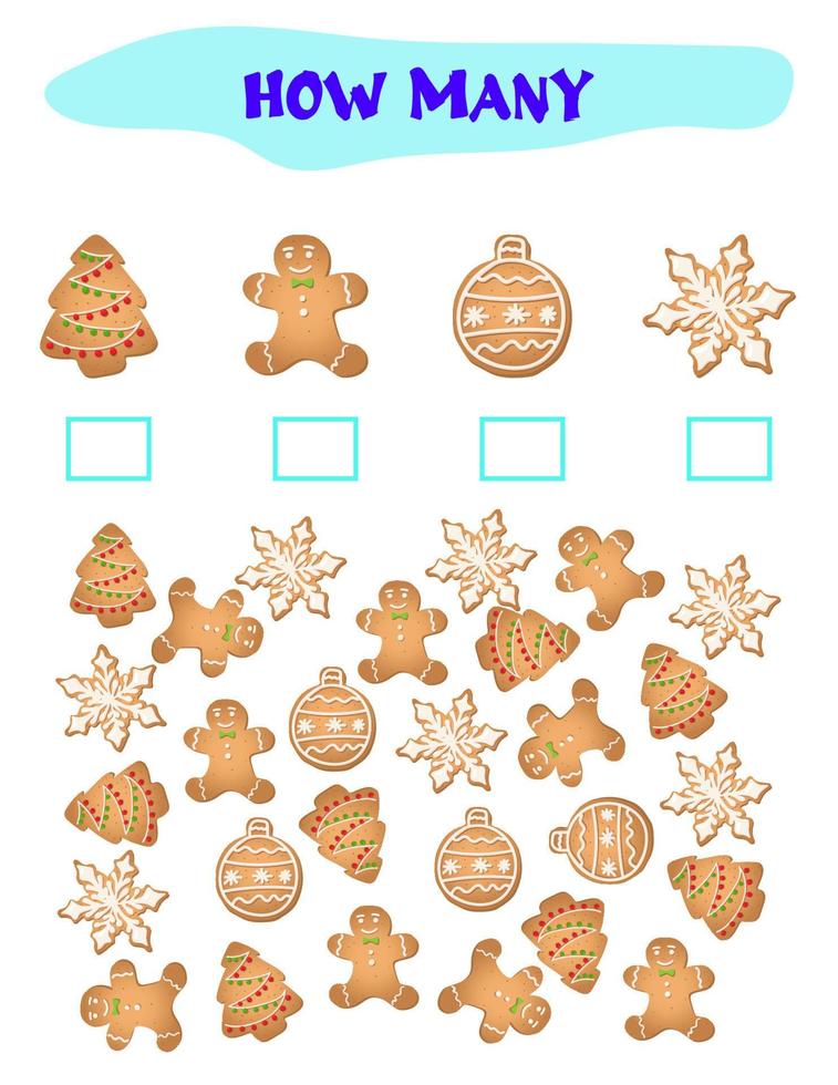 Counting Game for Preschool Children. Educational a mathematical game ...