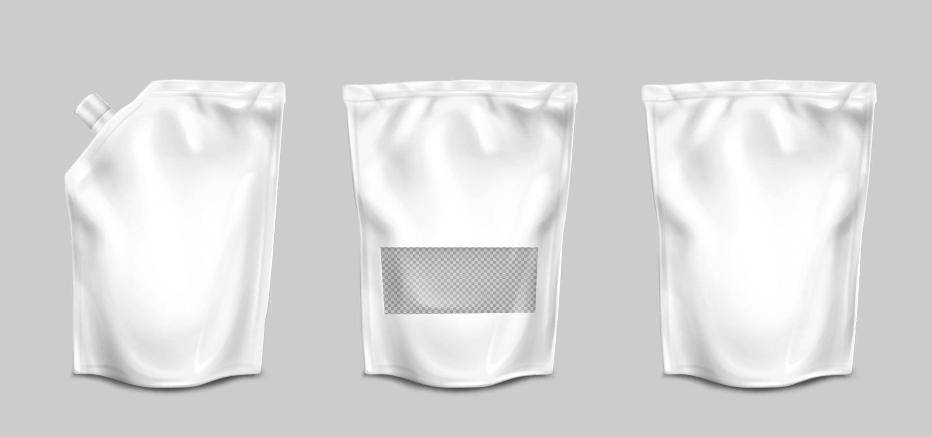 Doypack, pouch bags with transparent surface set 15008248 Vector Art at ... Doypack, pouch bags with transparent surface set 15008248 Vector Art at ...
