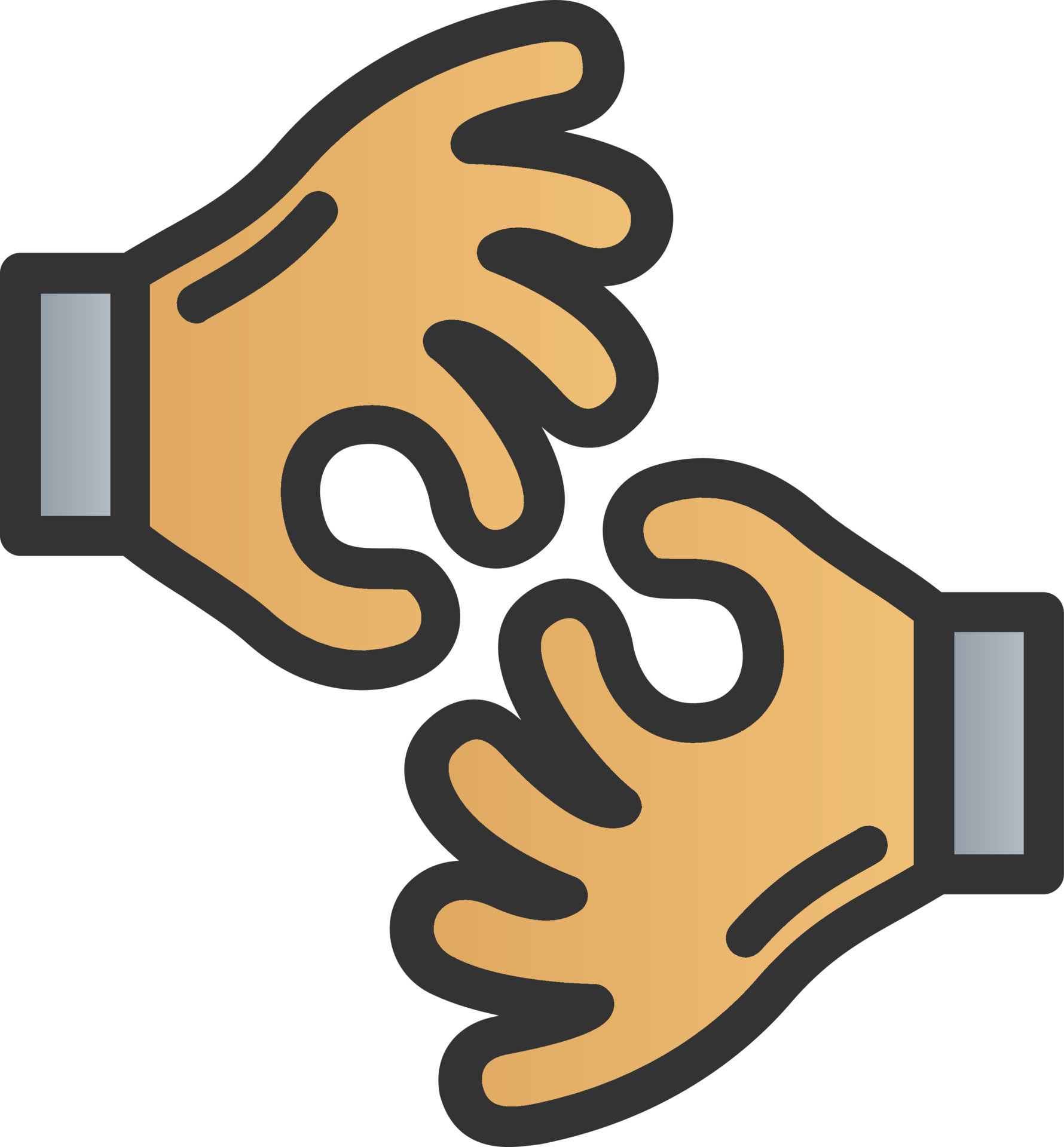 Diseño De Icono De Vector De Interpretación De Lenguaje De Señas