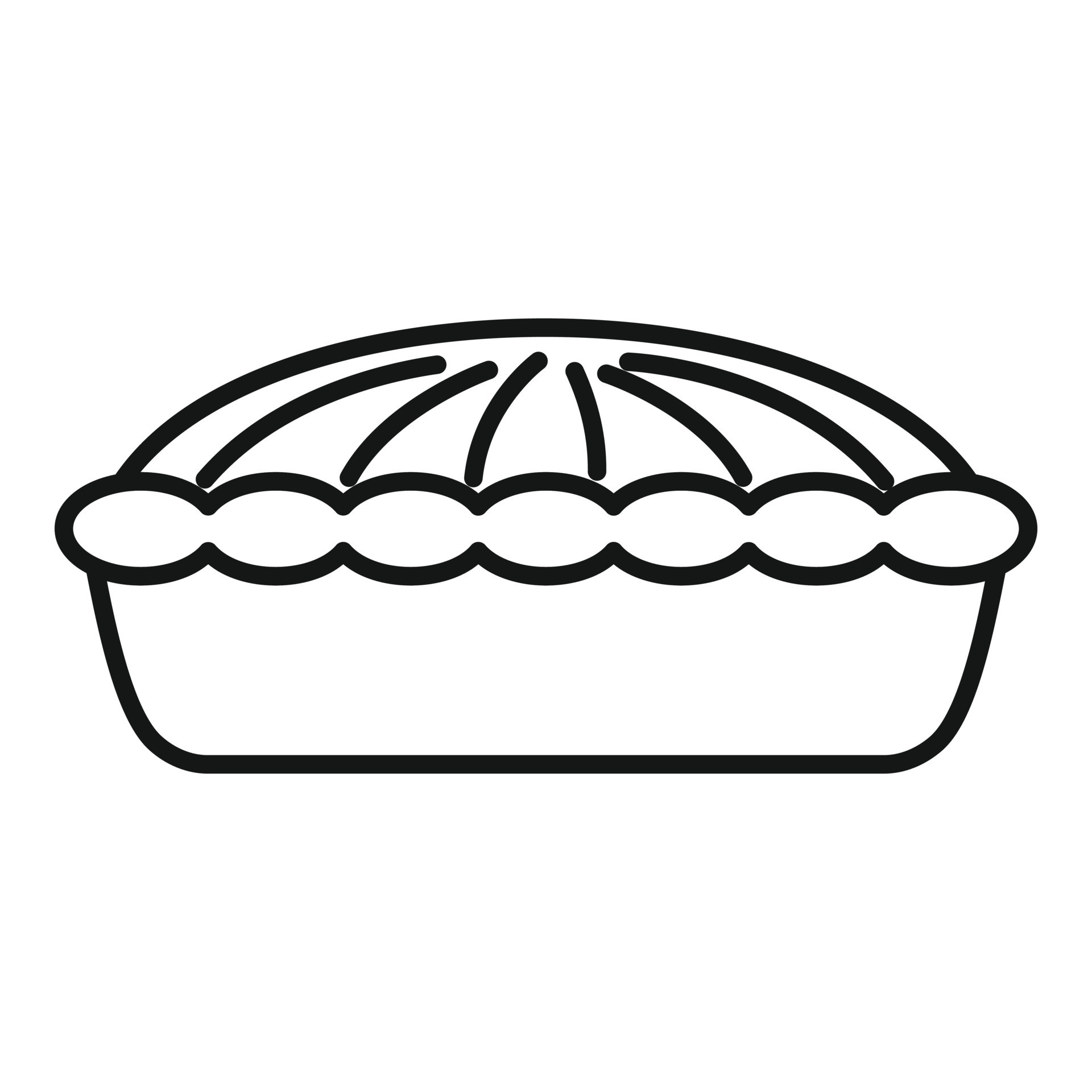 Cheesecake icon outline vector. Apple pie 15011889 Vector Art at Vecteezy