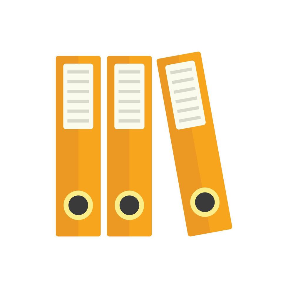 Audit folder icon flat isolated vector 15012092 Vector Art at Vecteezy