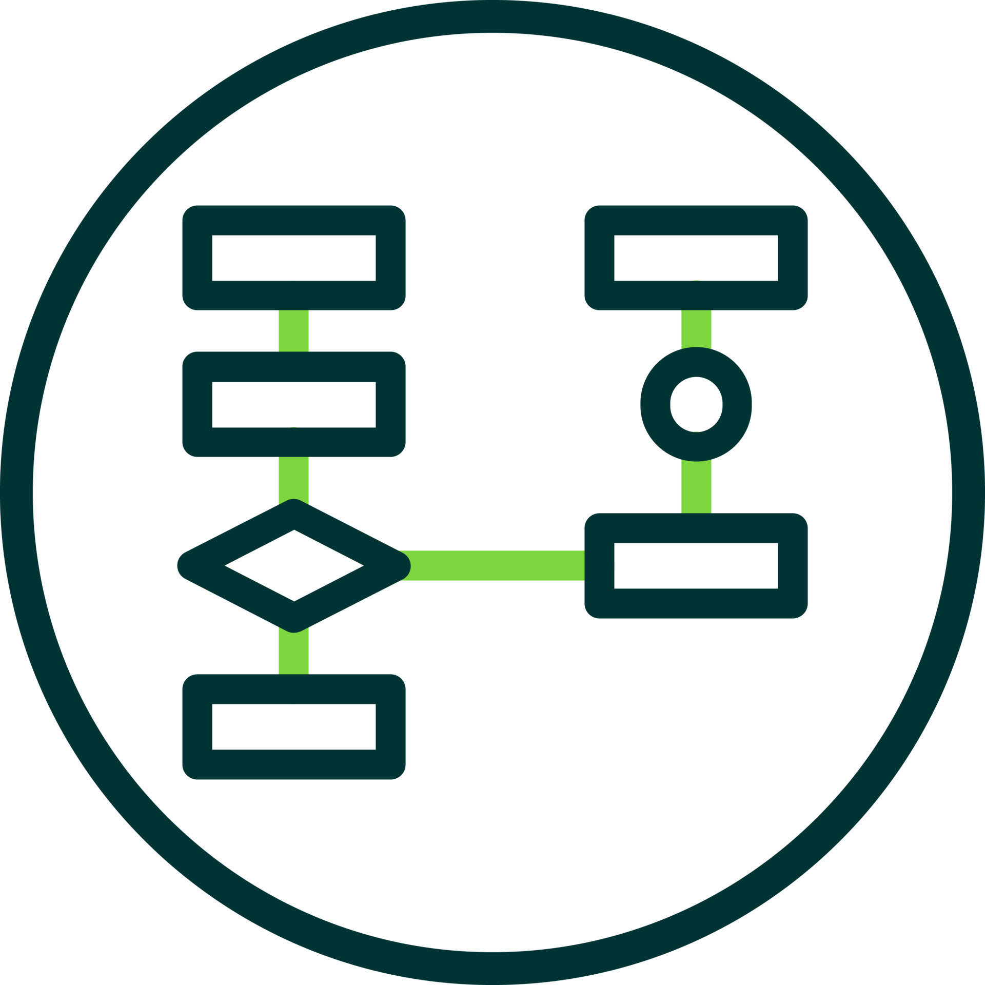 Flowchart Vector Icon Design 15014715 Vector Art At Vecteezy