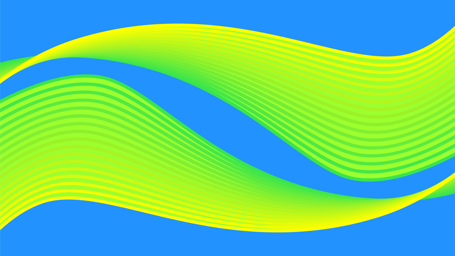 Abstract Bright Green Line Pattern On Sky Blue Background 15015634