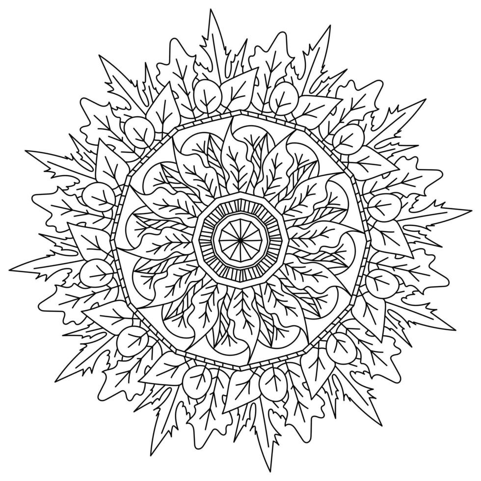 autumn mandala coloring pages