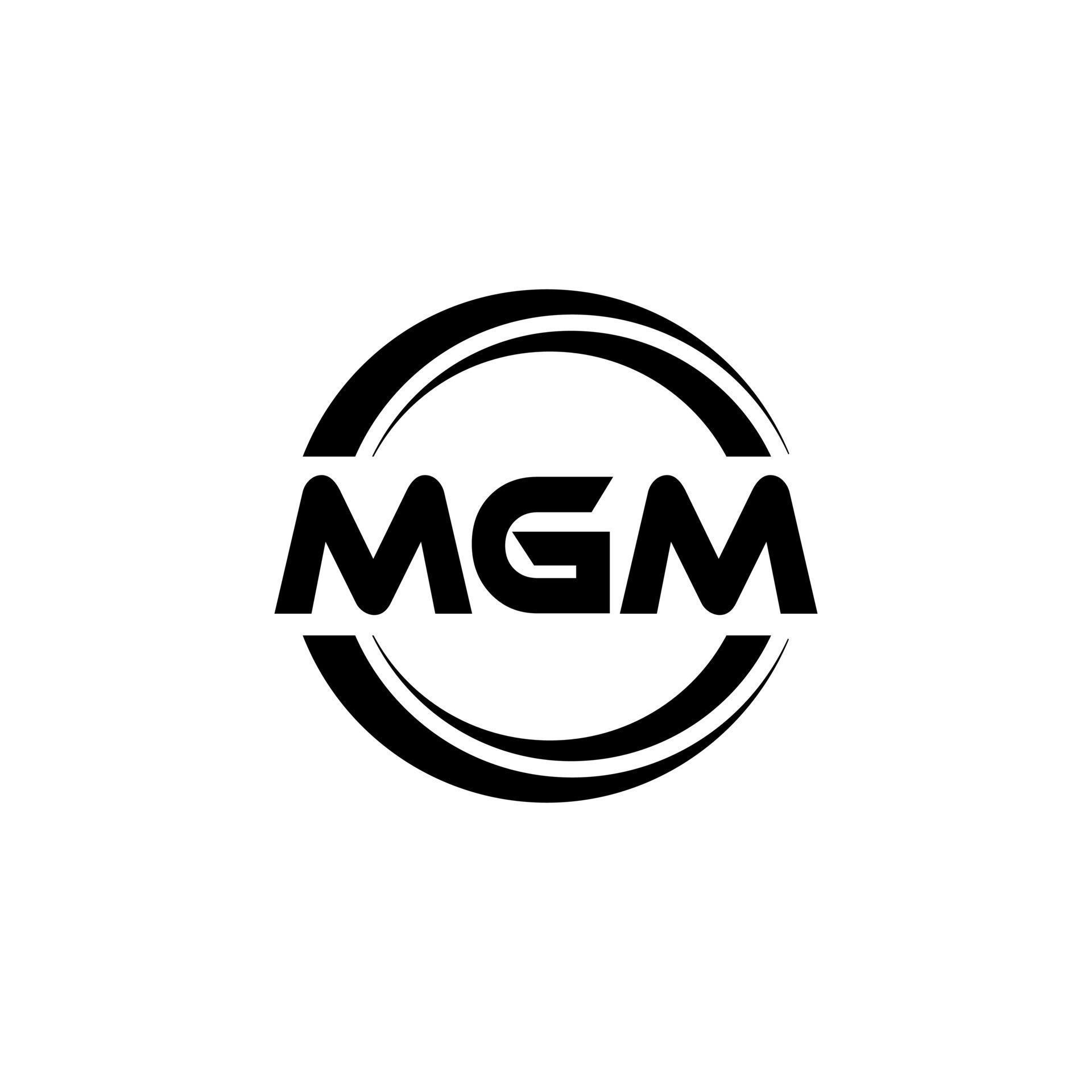 Mgm Letter Logo Design In Illustration Vector Logo Calligraphy Designs For Logo Poster
