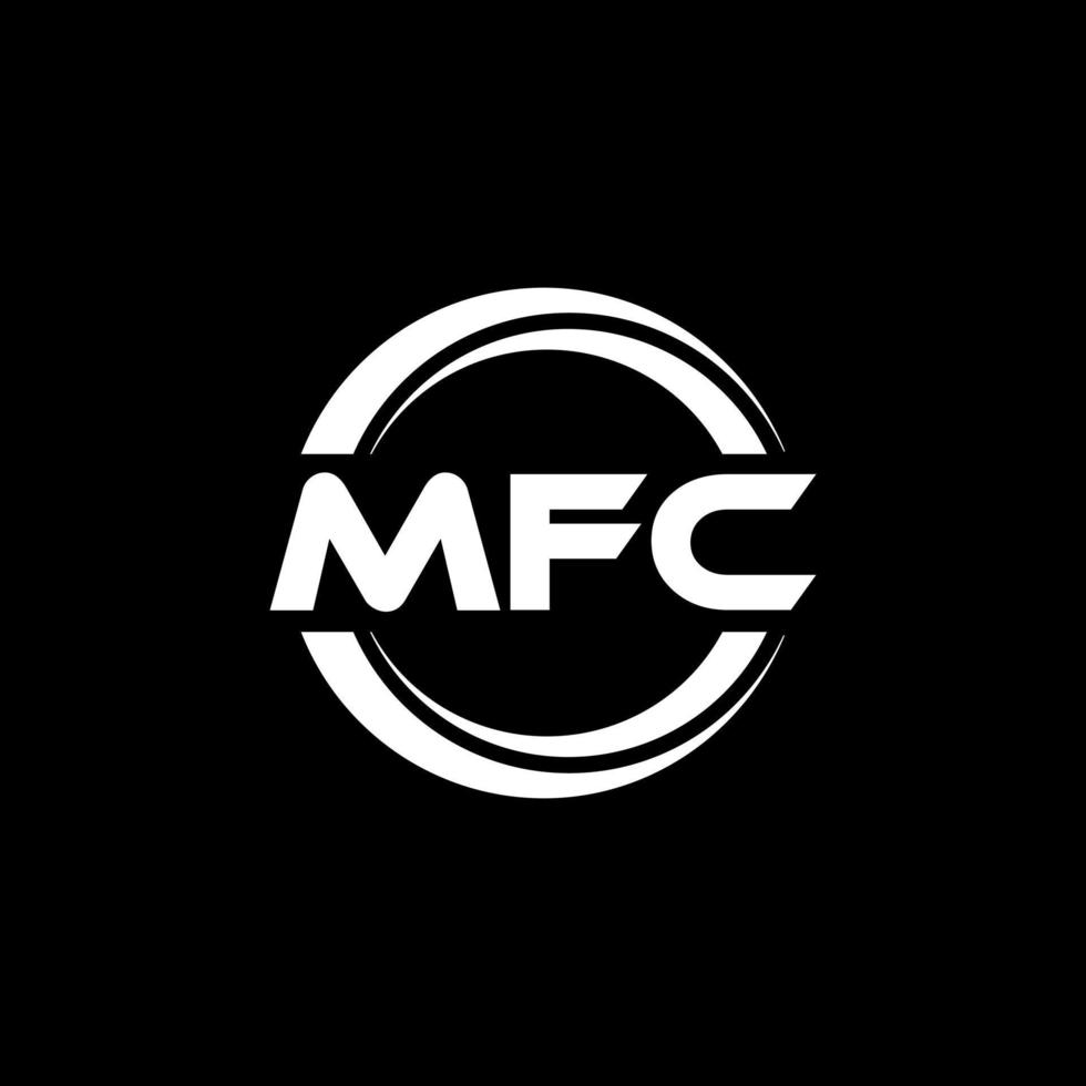 MFC letter logo design in illustration. Vector logo, calligraphy designs for logo, Poster ...