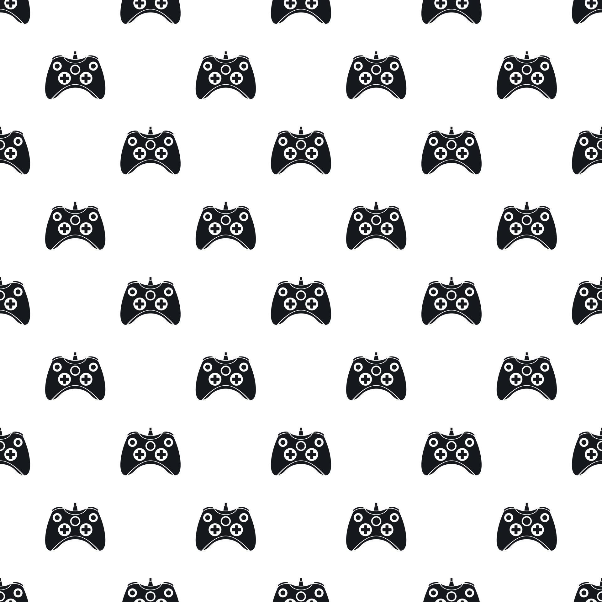 Video game controller pattern, simple style 15017455 Vector Art at Vecteezy