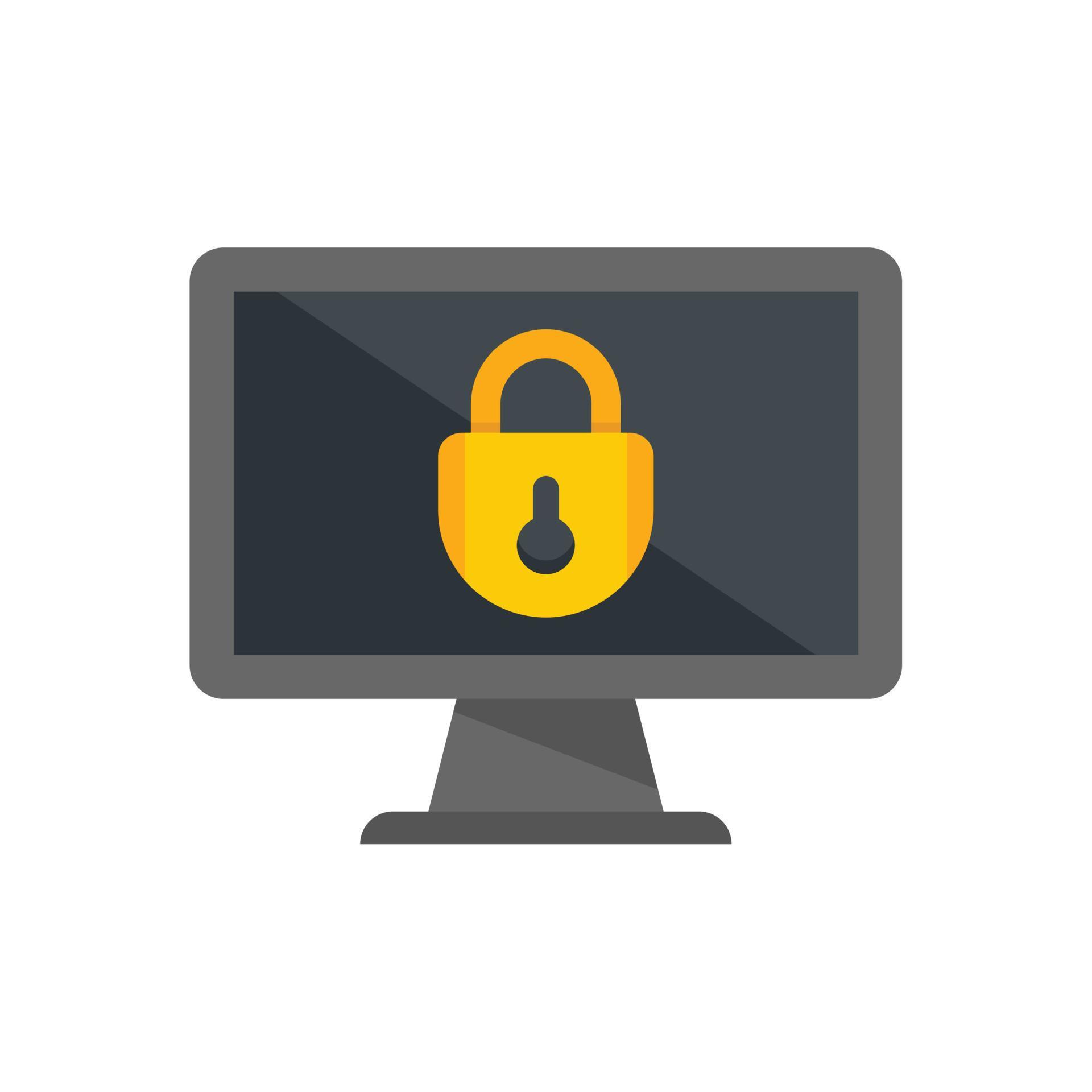 Multi-factor authentication icon flat isolated vector 15017891 Vector ...
