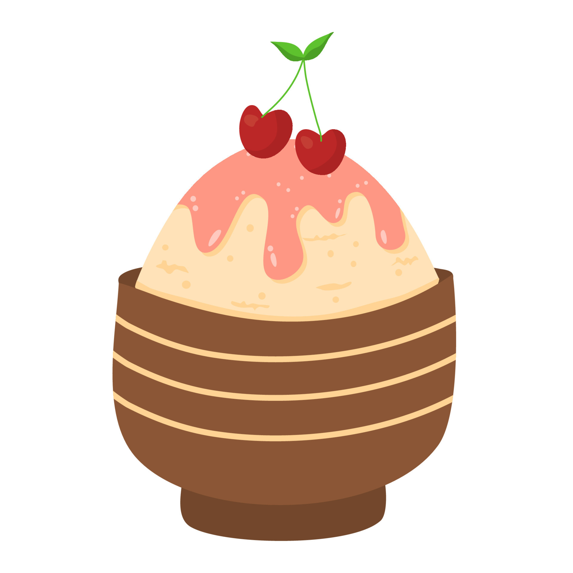 Bingsu Ice Shave Dessert 15025256 Vector Art At Vecteezy