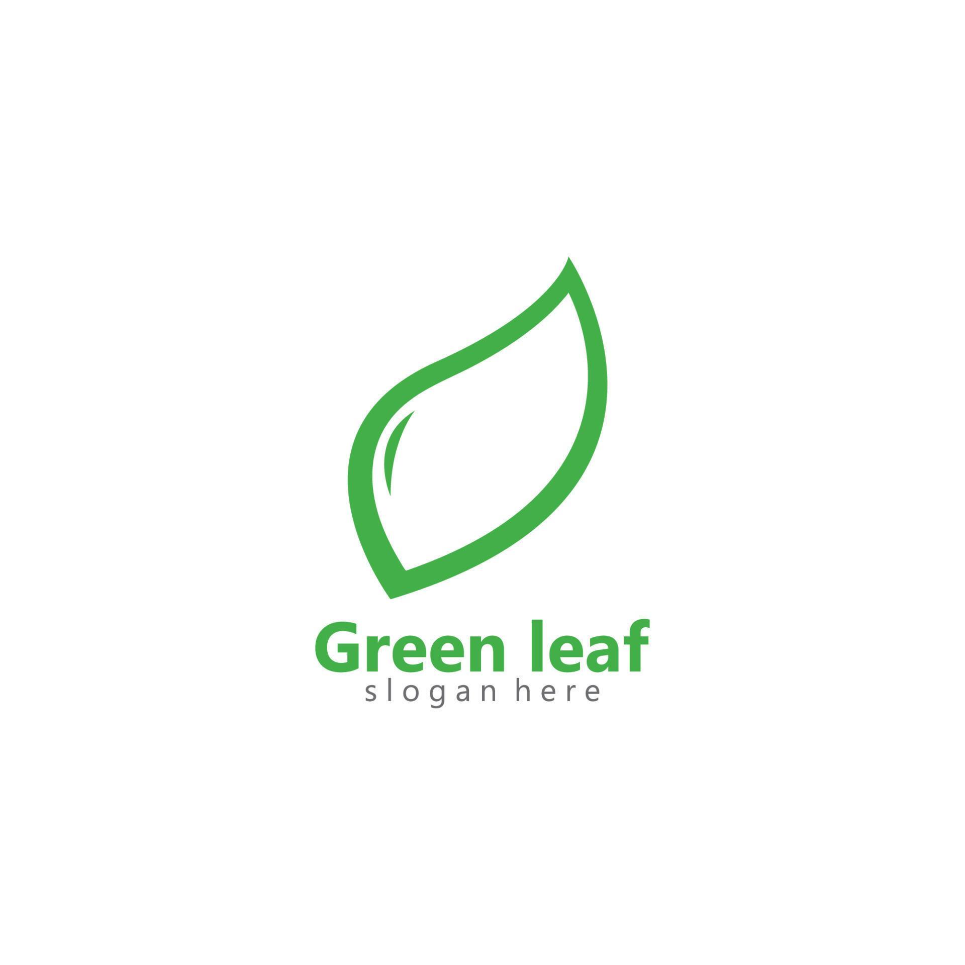 Green Eco Leaf Logo Vector Icon Illustration 15027823 Vector Art At Vecteezy