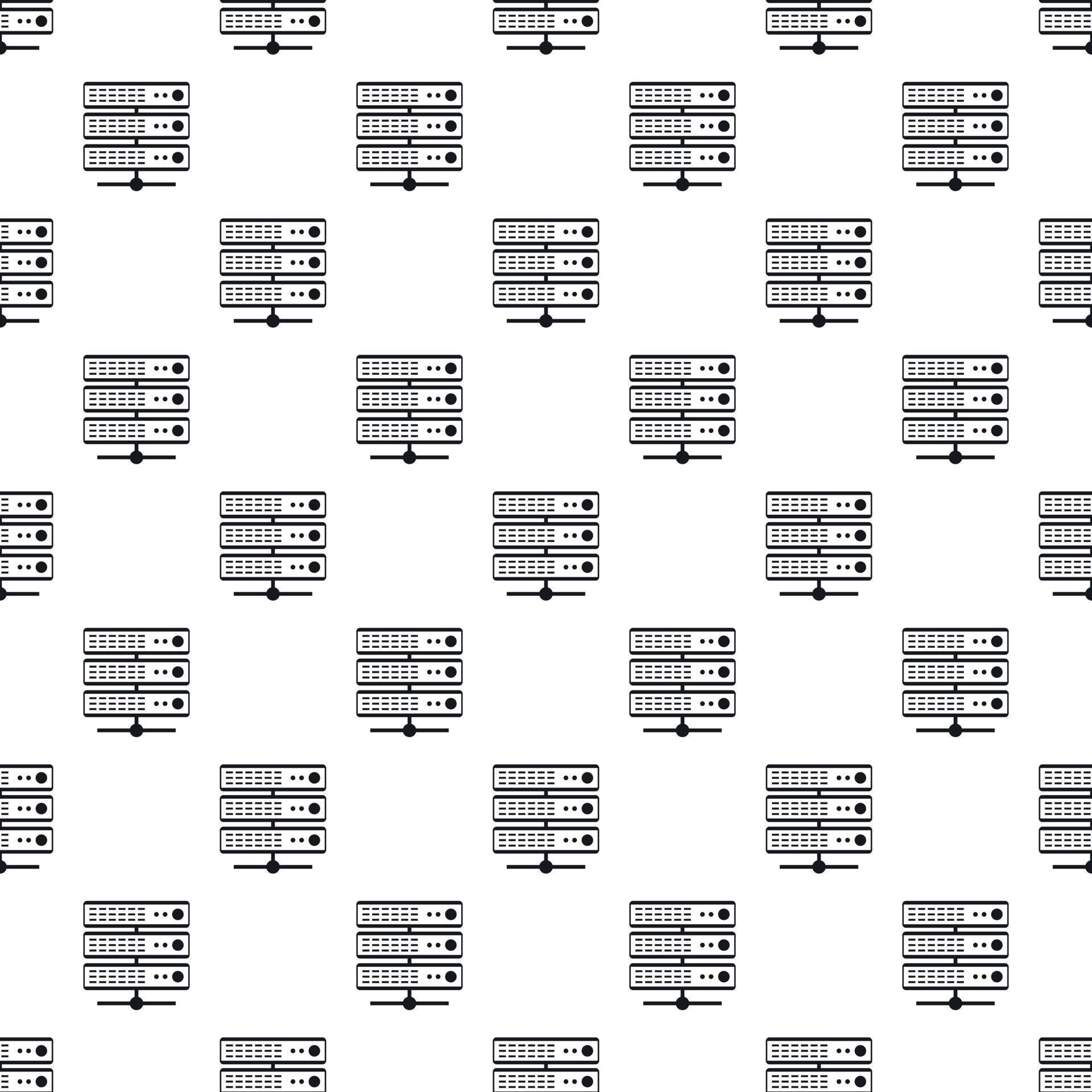 Database pattern, simple style 15029368 Vector Art at Vecteezy