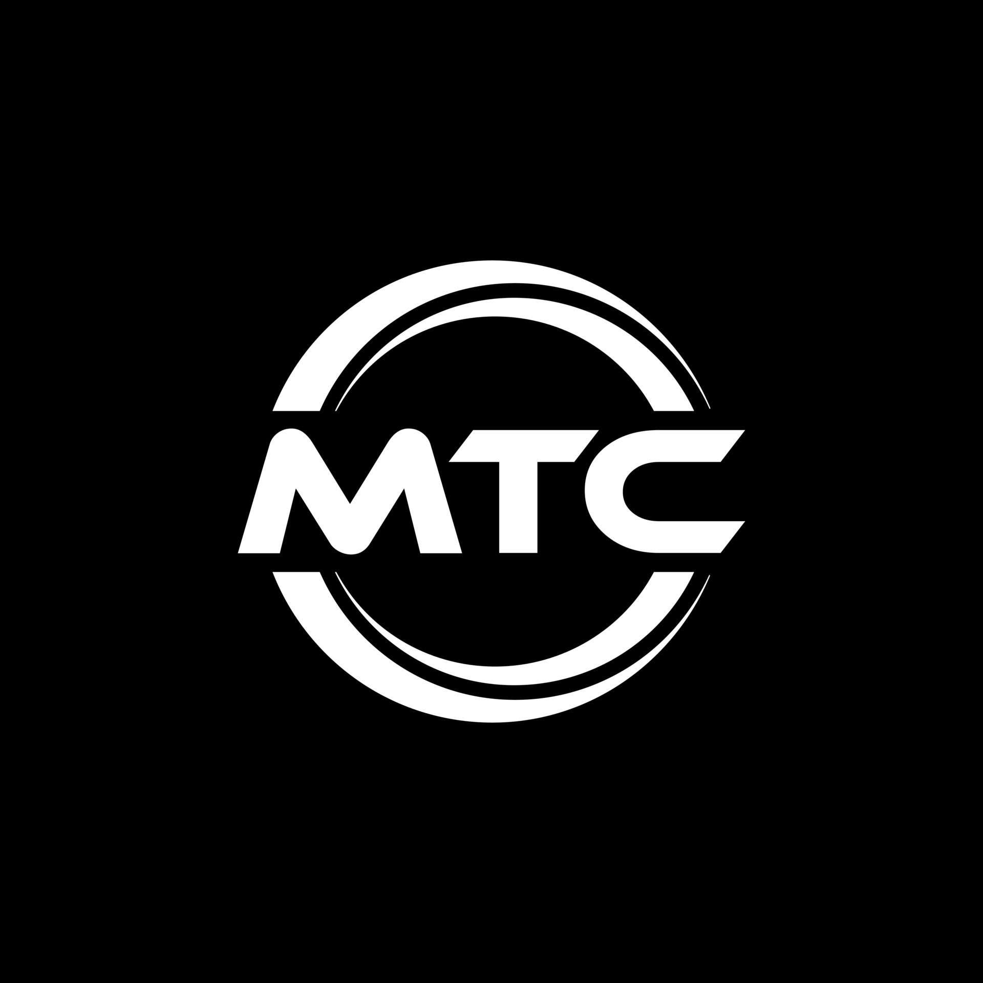 diseño de logotipo de letra mtc en ilustración. logotipo vectorial, diseños de caligrafía para ...