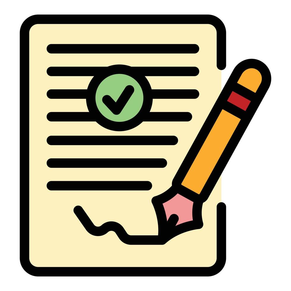 Request signature icon color outline vector 15032174 Vector Art at Vecteezy Request signature icon color outline vector 15032174 Vector Art at Vecteezy