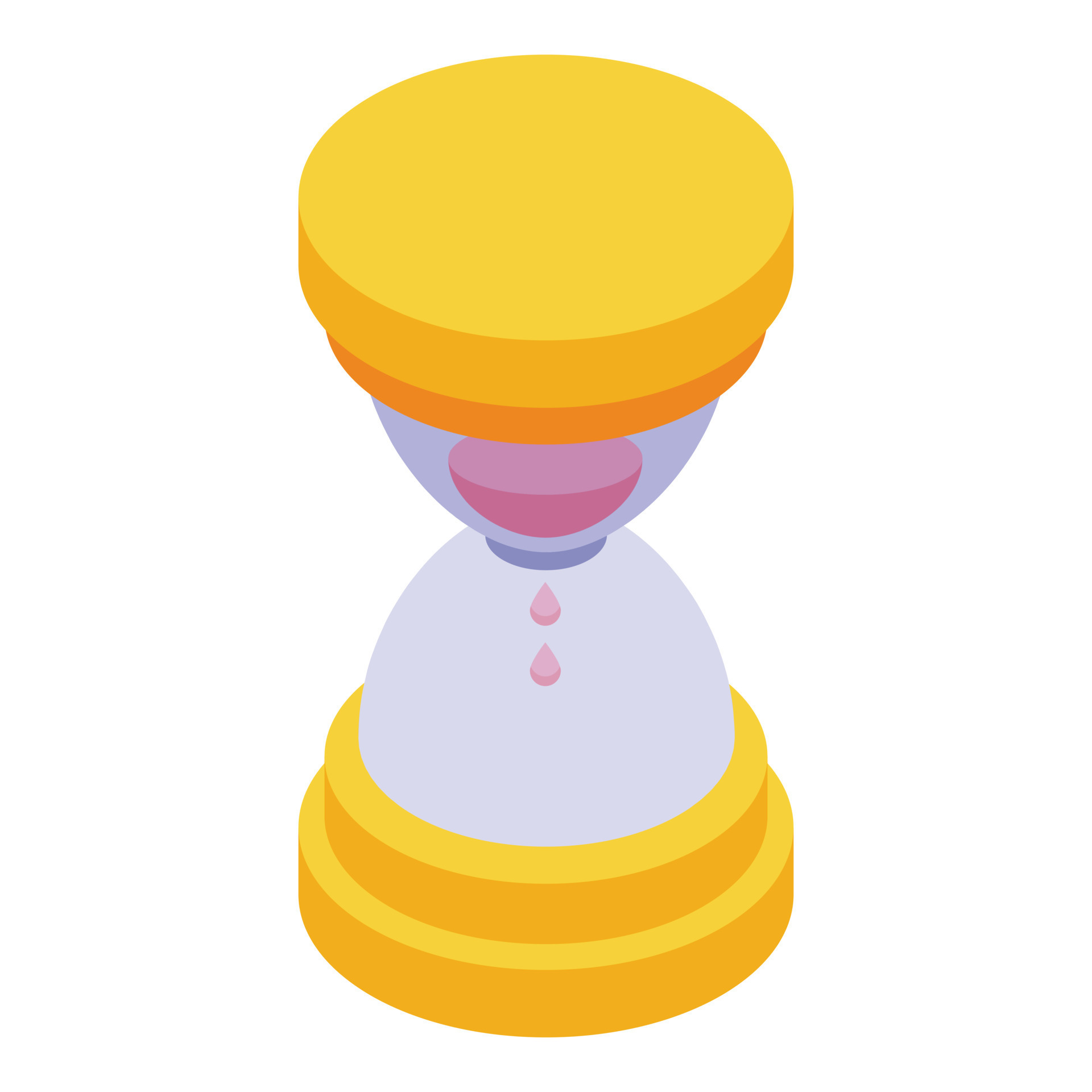 Hourglass Menopause Icon Isometric Vector Woman Hormone 15032924