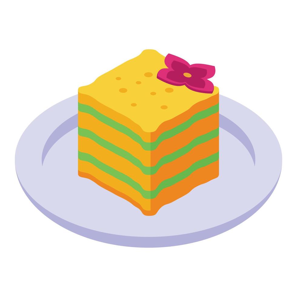 Vegetarian Cake Icon Isometric Vector Food Diet 15033008 Vector Art At Vecteezy