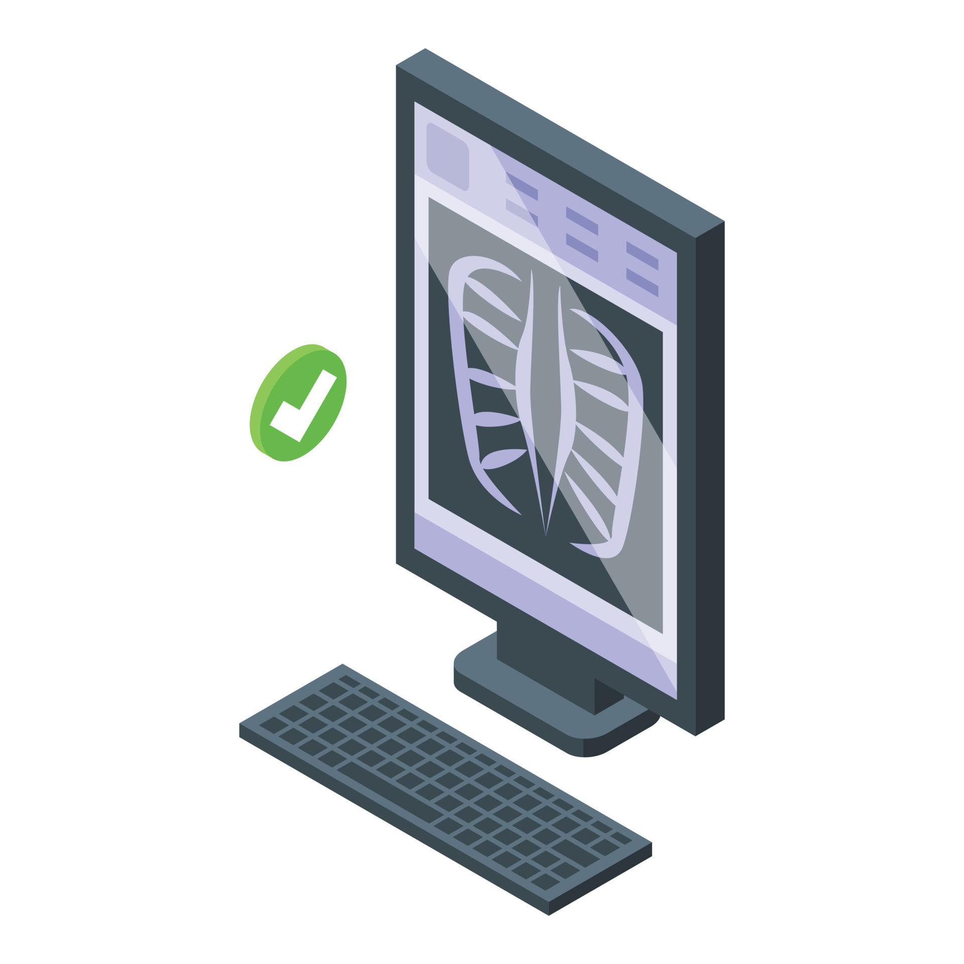 Computer fluorography icon isometric vector. Medical device 15033131 ... Computer fluorography icon isometric vector. Medical device 15033131 ...