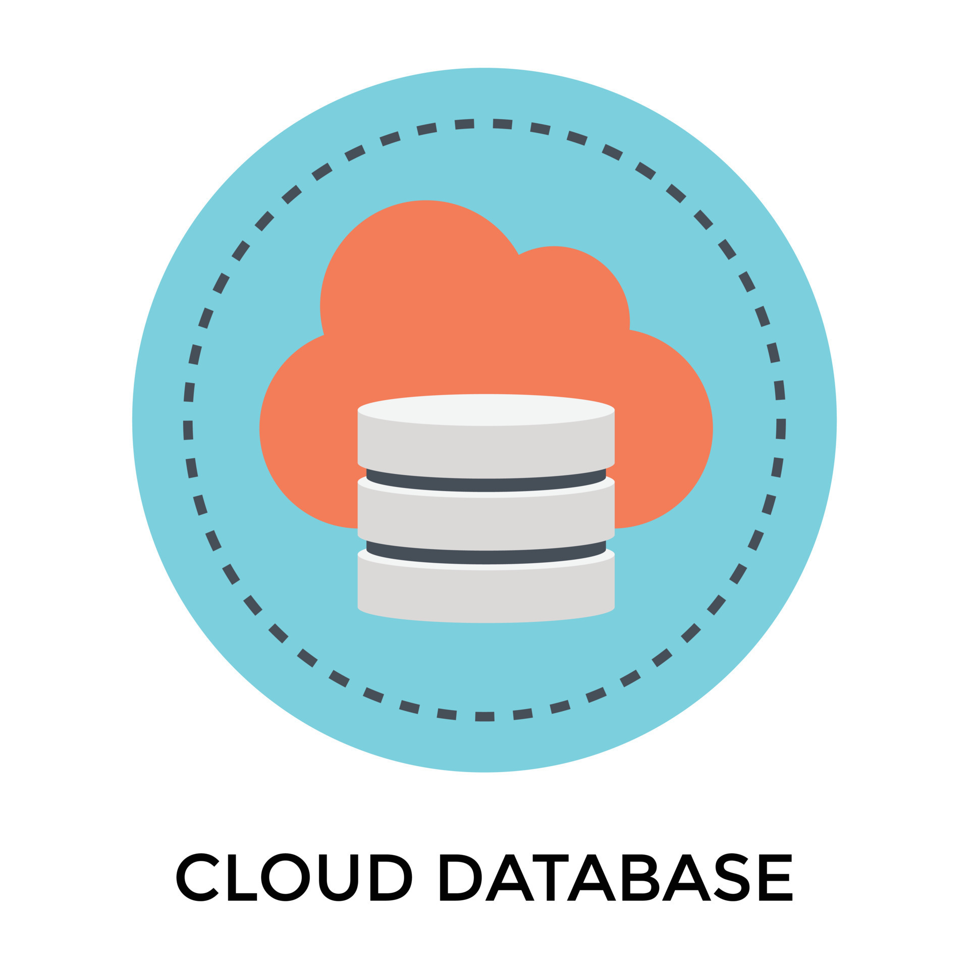 Trendy Cloud Database 15035112 Vector Art at Vecteezy