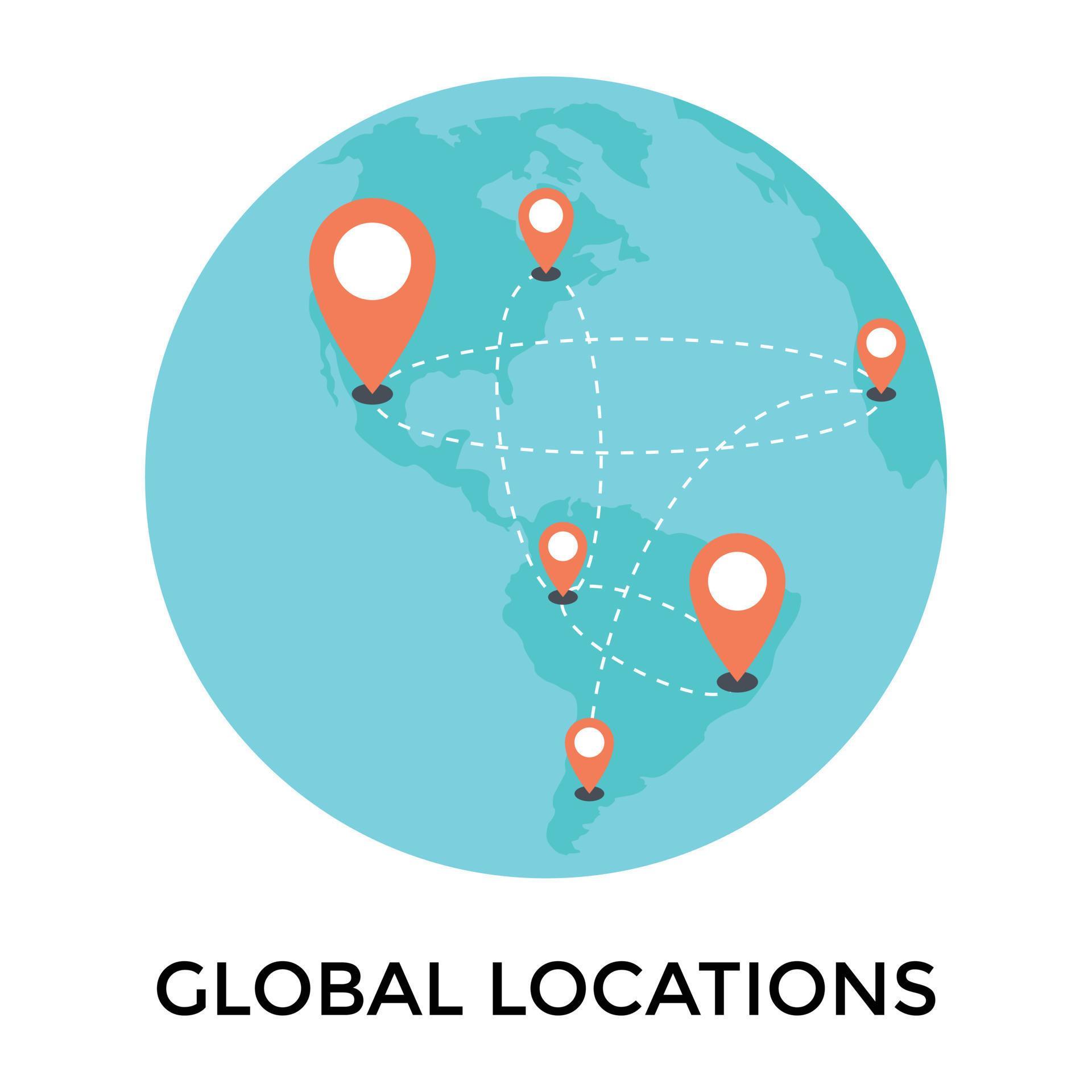 Global Positioning System 15035430 Vector Art at Vecteezy