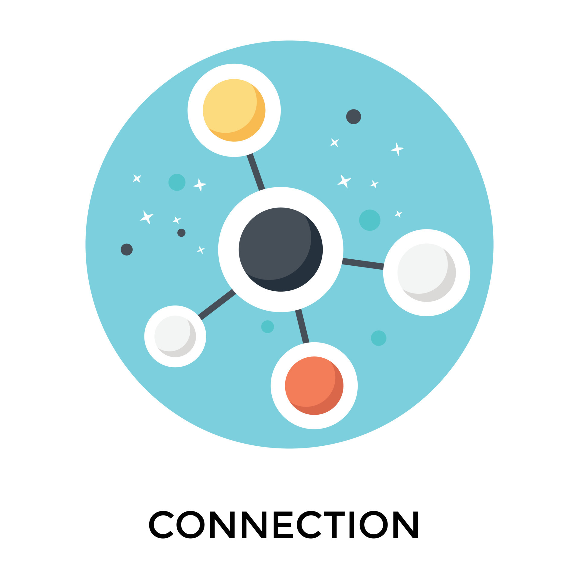 Trendy Network Connection 15035477 Vector Art At Vecteezy