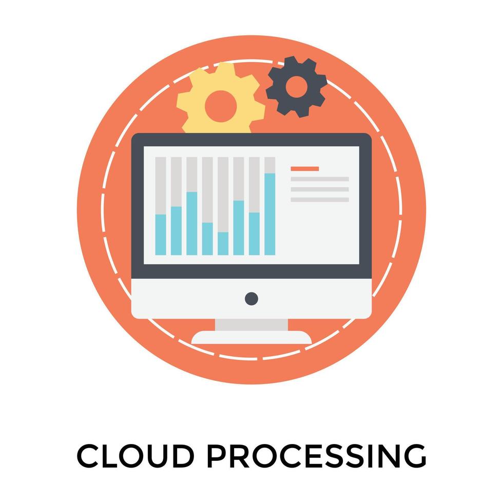 Trendy Data Processing 15035533 Vector Art at Vecteezy