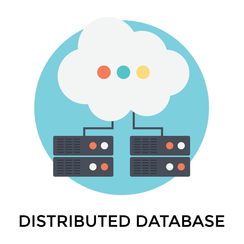 Trendy Distributed Database 15035762 Vector Art At Vecteezy