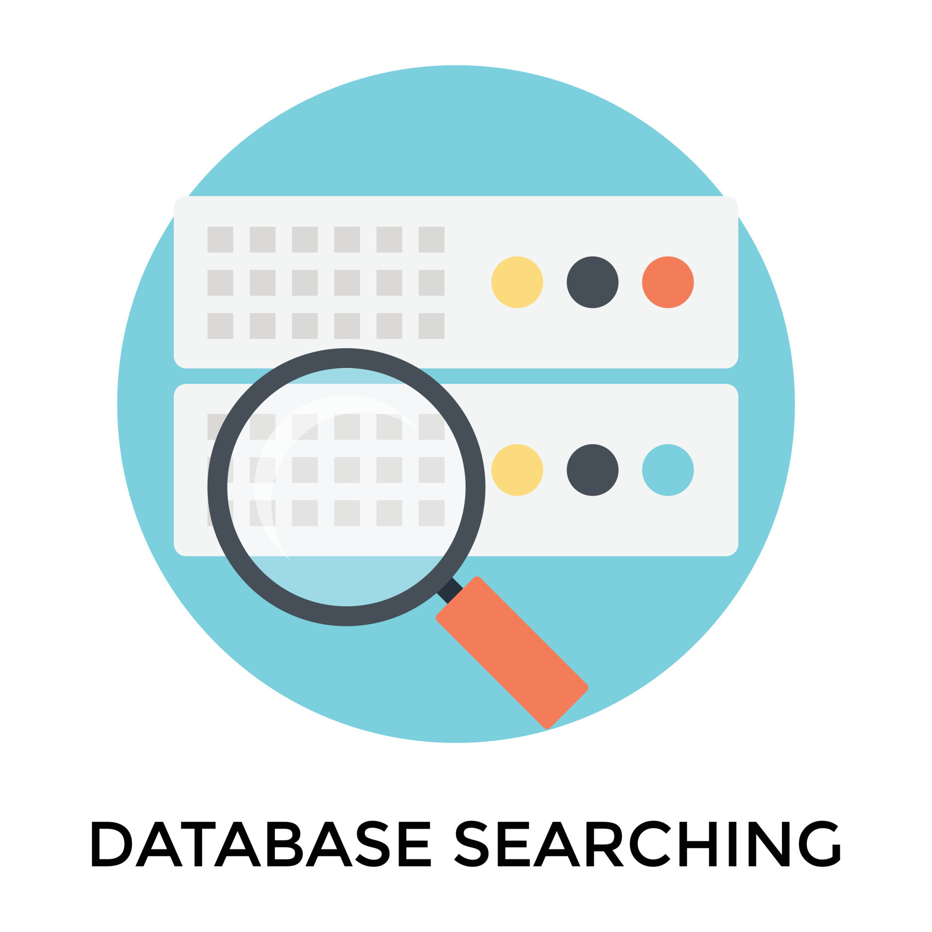 Trendy Database Search 15035925 Vector Art at Vecteezy