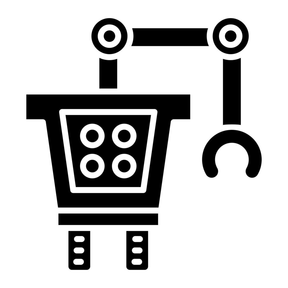Autonomous Robotics Glyph Icon 15036408 Vector Art at Vecteezy